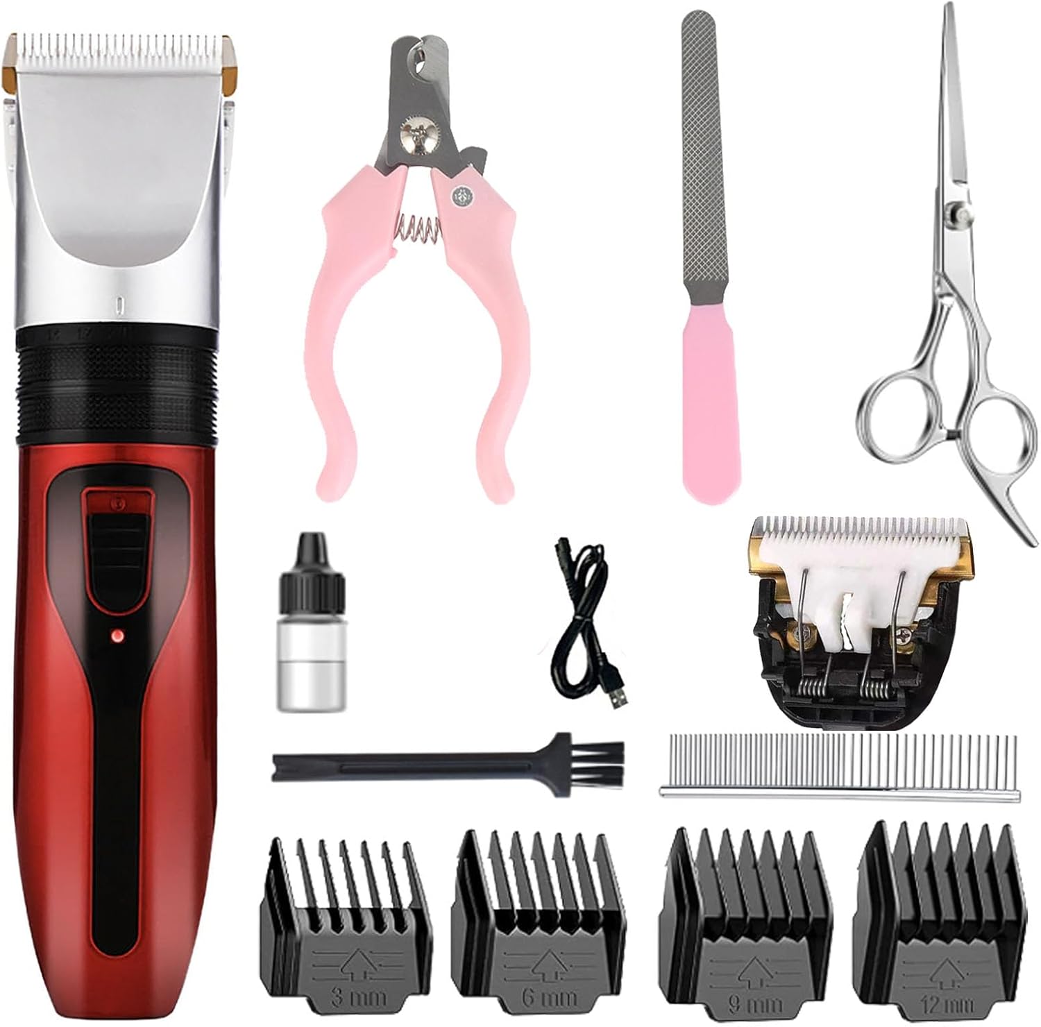 Amazon.com: Dog Shaver,Professional Dog Clippers for Grooming,Electric ...