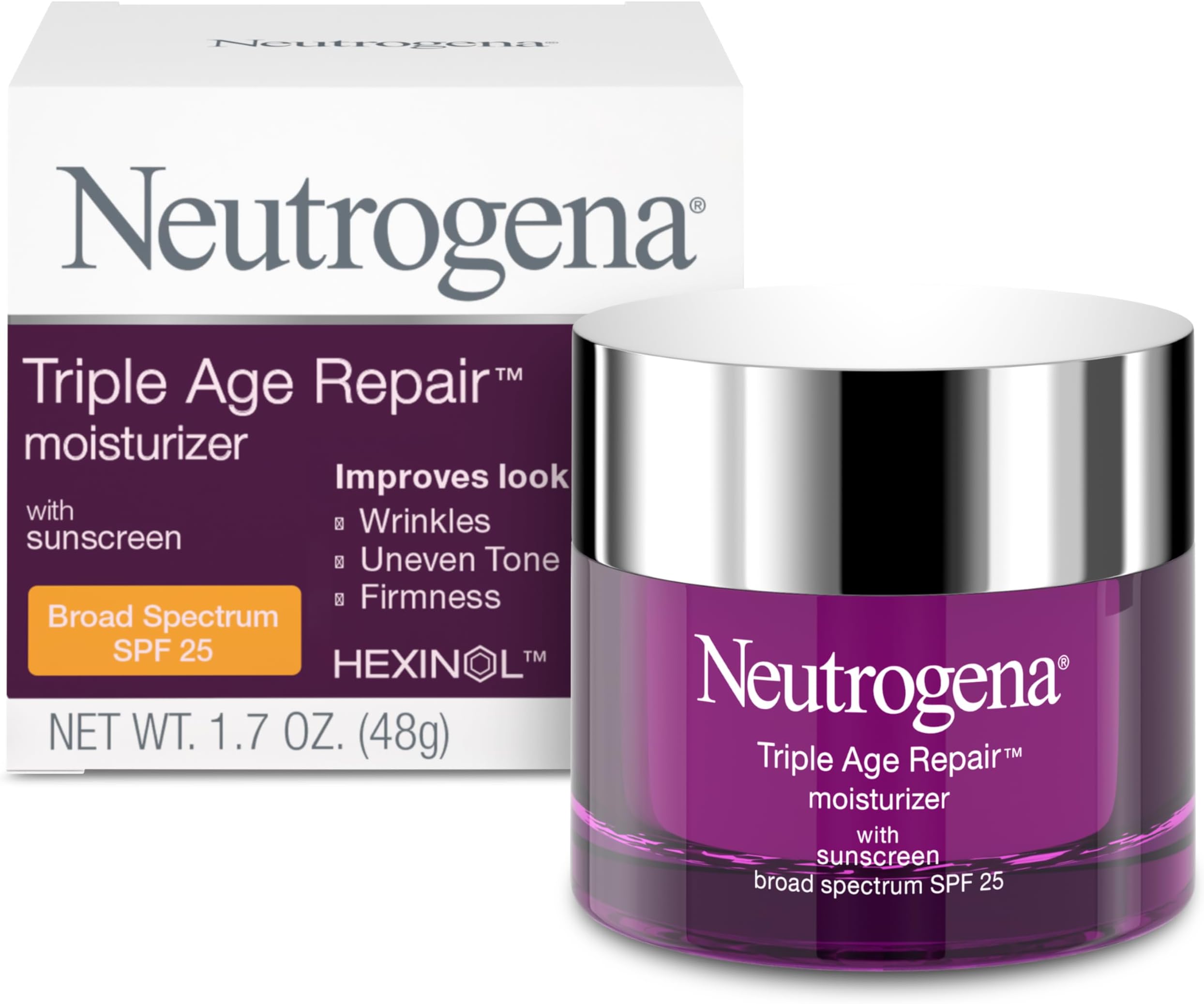 Amazon.com: Neutrogena Triple Age Repair Anti-Aging Daily Facial ...