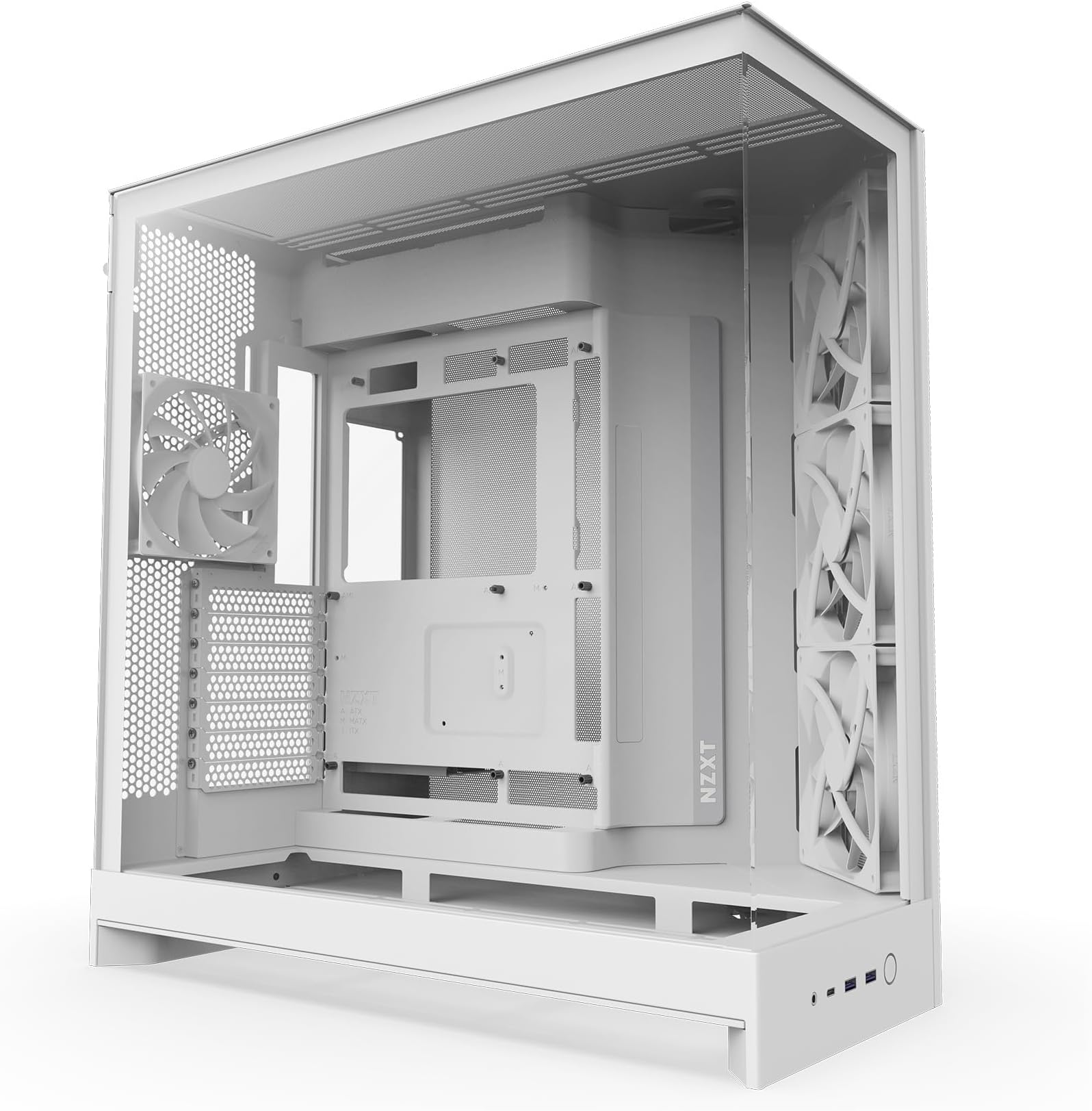 Amazon.com: NZXT H9 Flow (2025) – Large Dual-Chamber ATX Mid-Tower ...