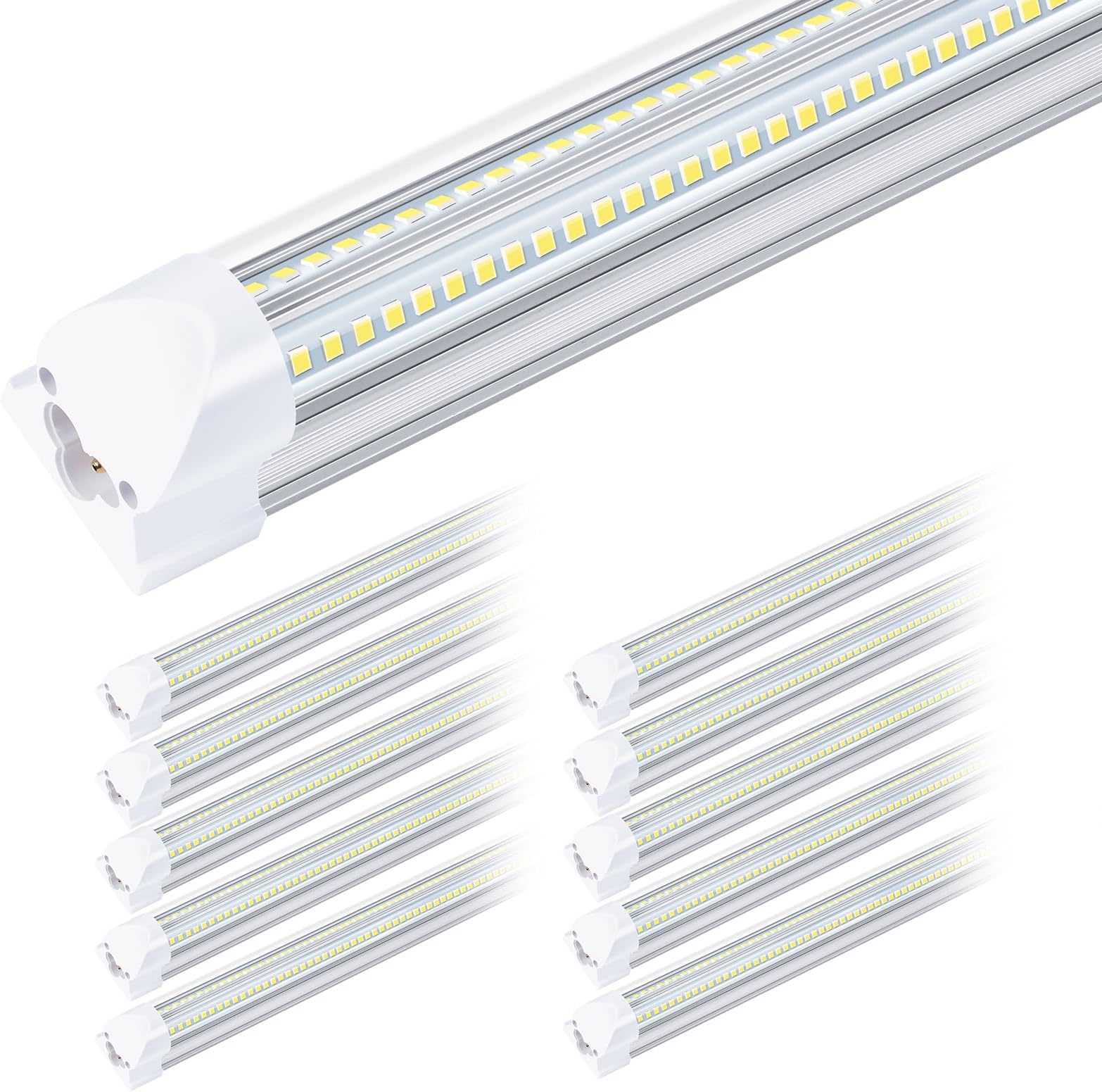 ELEKICO 8FT LED Shop Light, Super Bright 100W Shop Lights, 15000LM ...