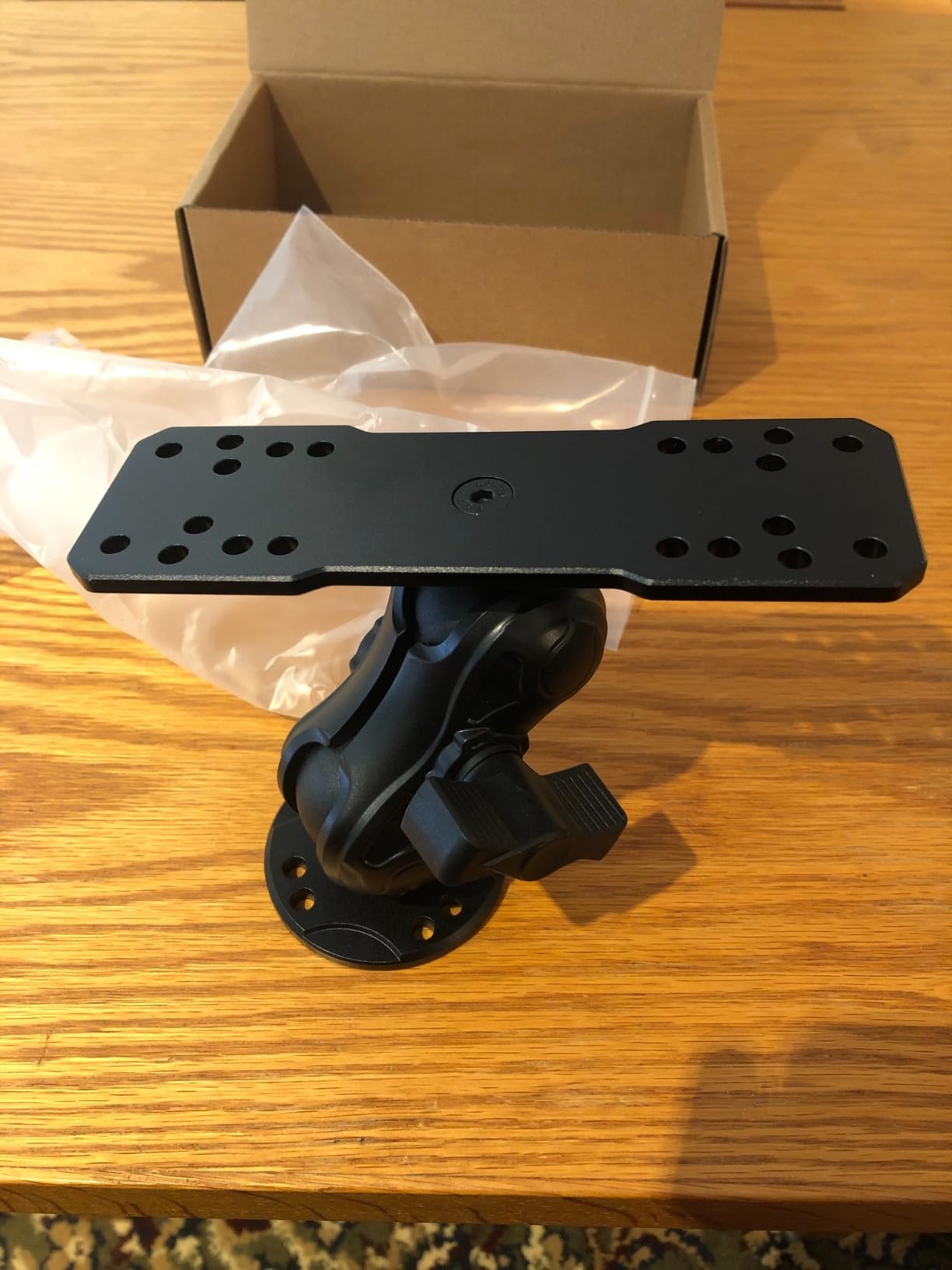 Amazon.com: VAZESWIN Aluminum Alloy Fish Finder Mount with C Size 1.5 ...