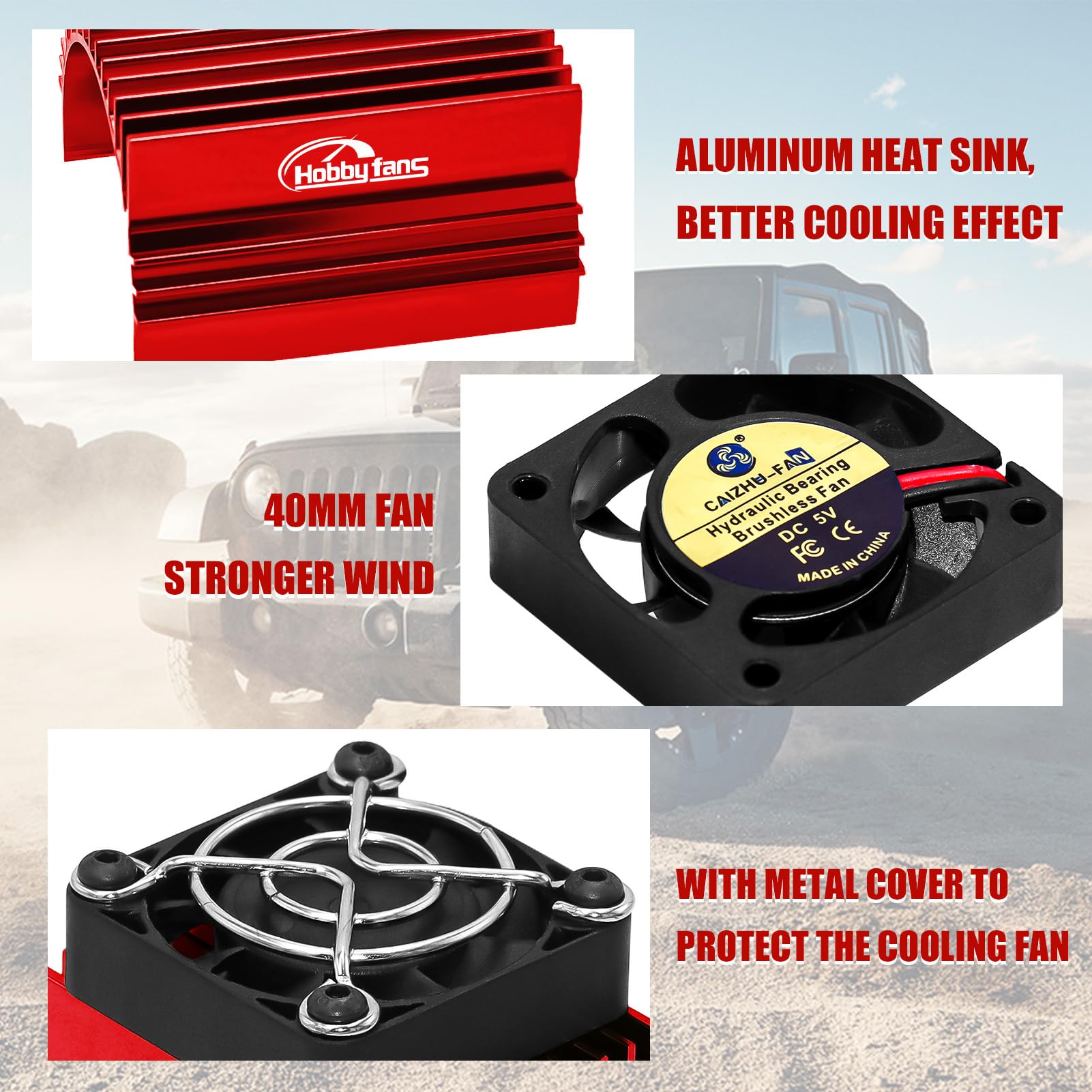 Snapklik.com : Hobby Fans 40mm RC Cooling Fan