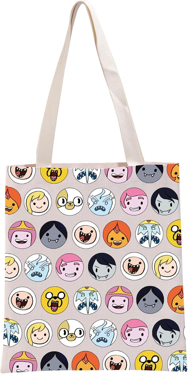 Amazon.com: G2TUP TV Show Inspired Gift Adventure T Tote Bag Fantasy ...