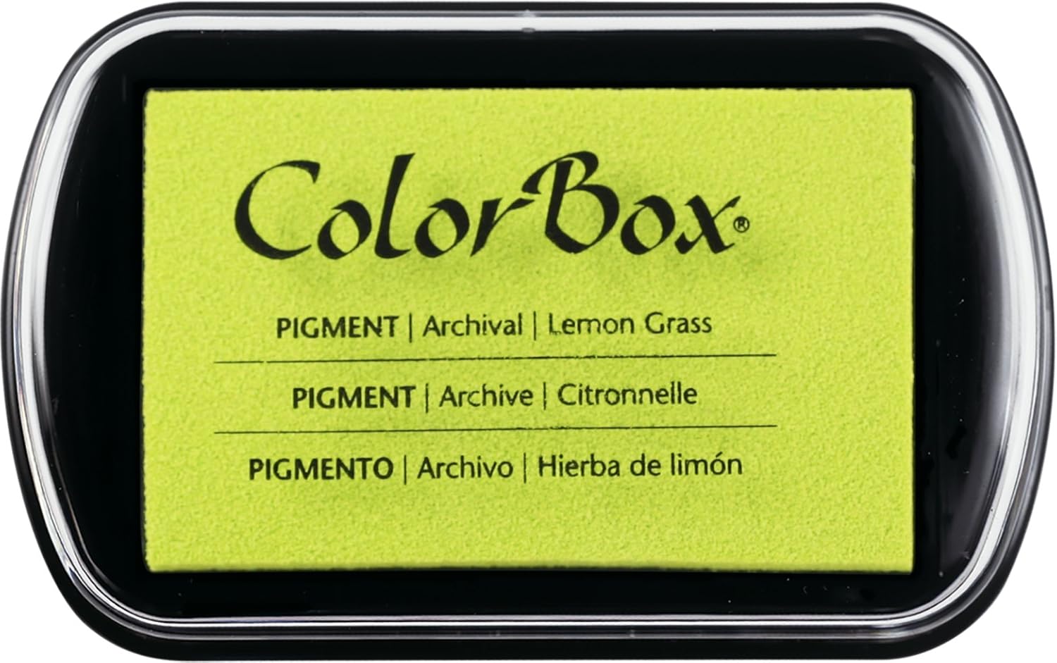 Amazon.com: ColorBox Classic Pigment Ink Pad, Full Size, Lemon Grass ...