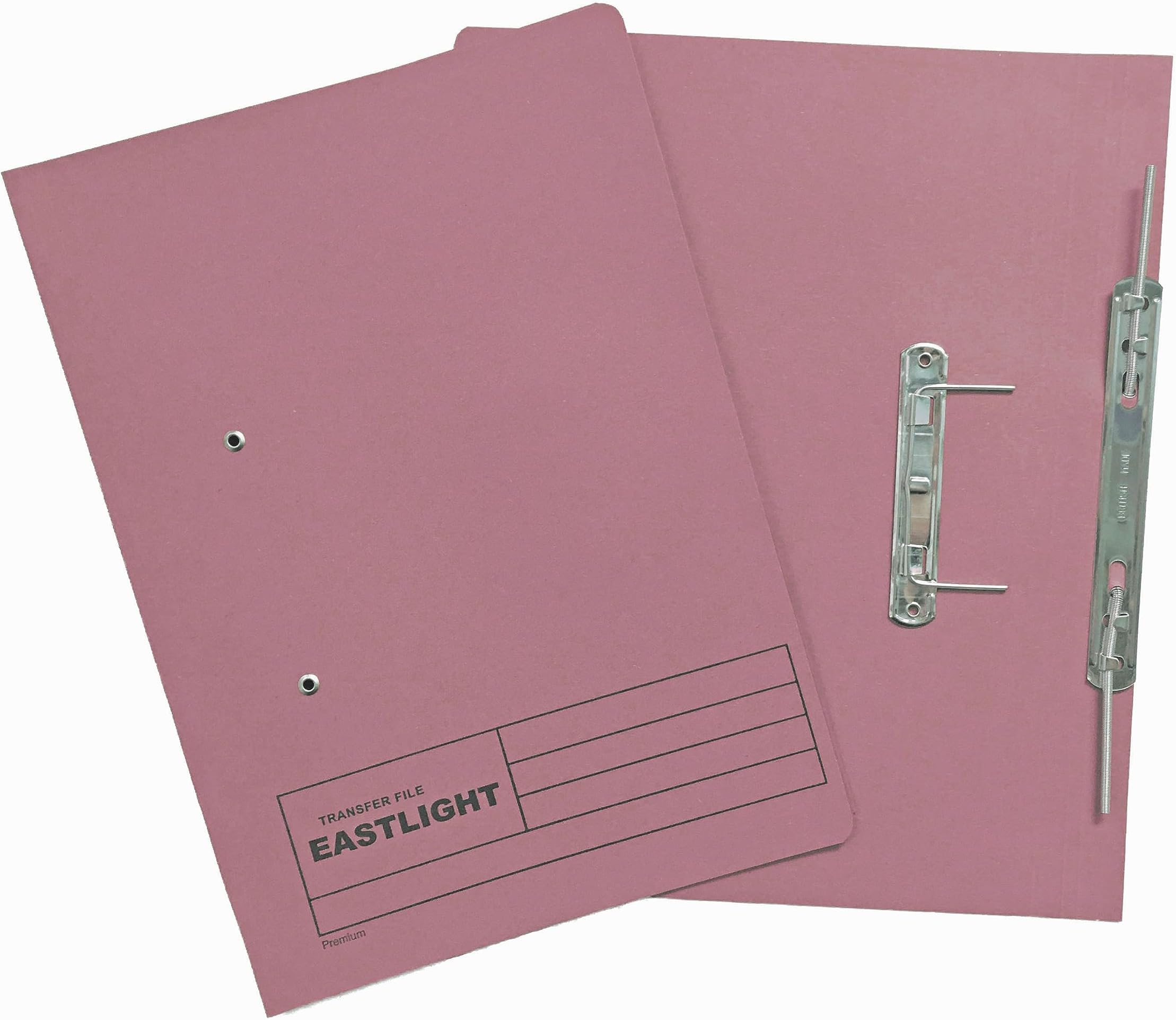 Eastlight Transfer Spring File, 38mm Foolscap, Colour Pink, Box 25 ...