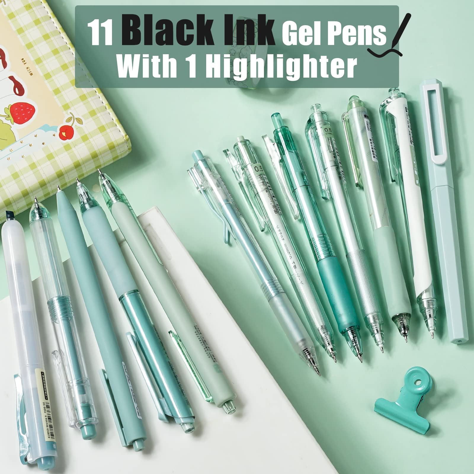 Snapklik.com : Four Candies 12Pack Pastel Gel Ink Pen Set, 11 Pack ...