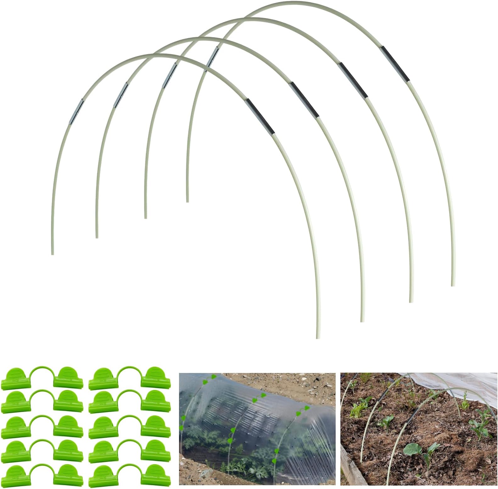 Amazon.com : Garden Hoops Greenhouse Hoops 30pcs Garden Hoops for ...