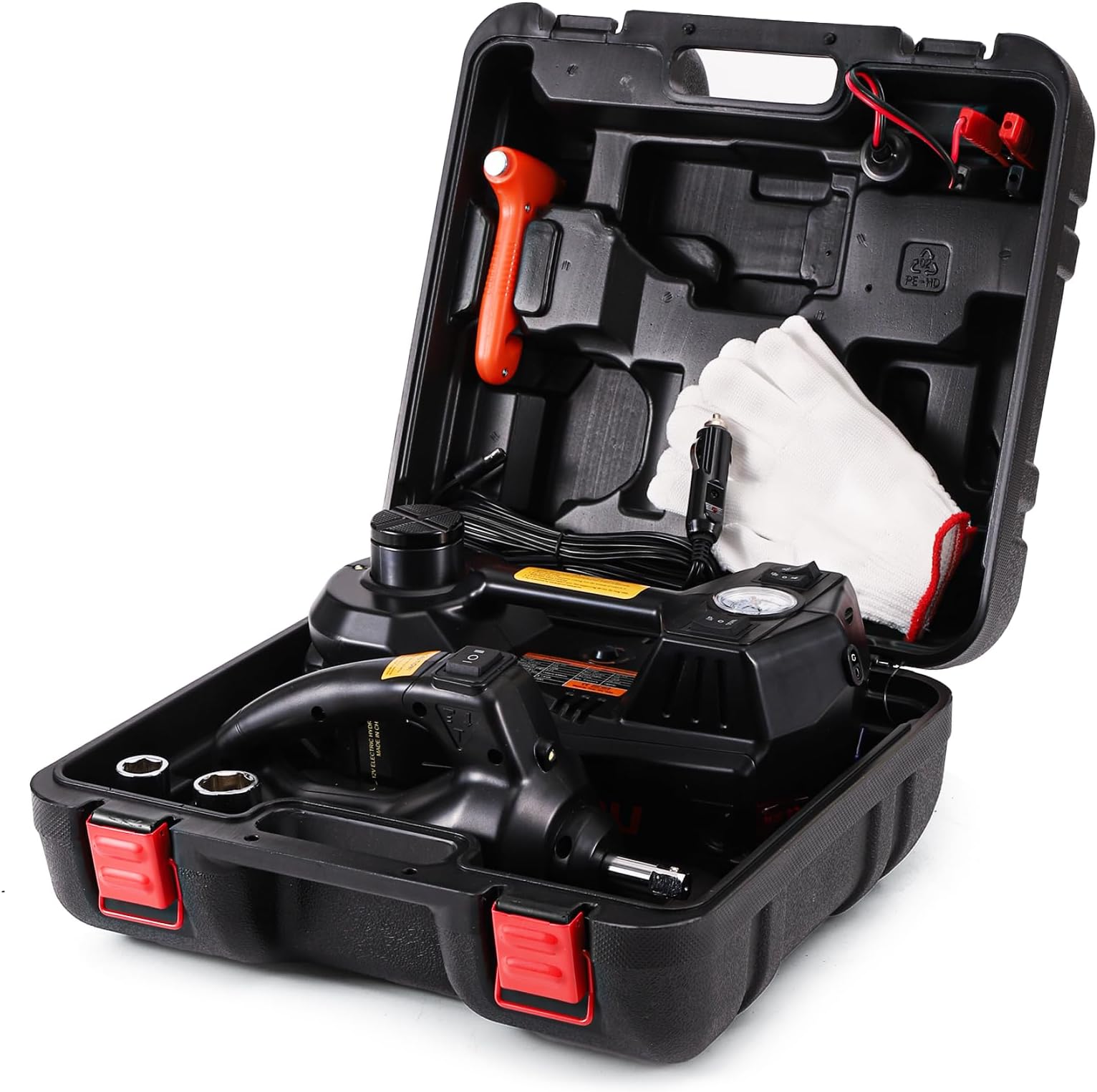 STANDTALL Electric Car Jack Kit 5 Ton 12V Car Jack Hydraulic with ...