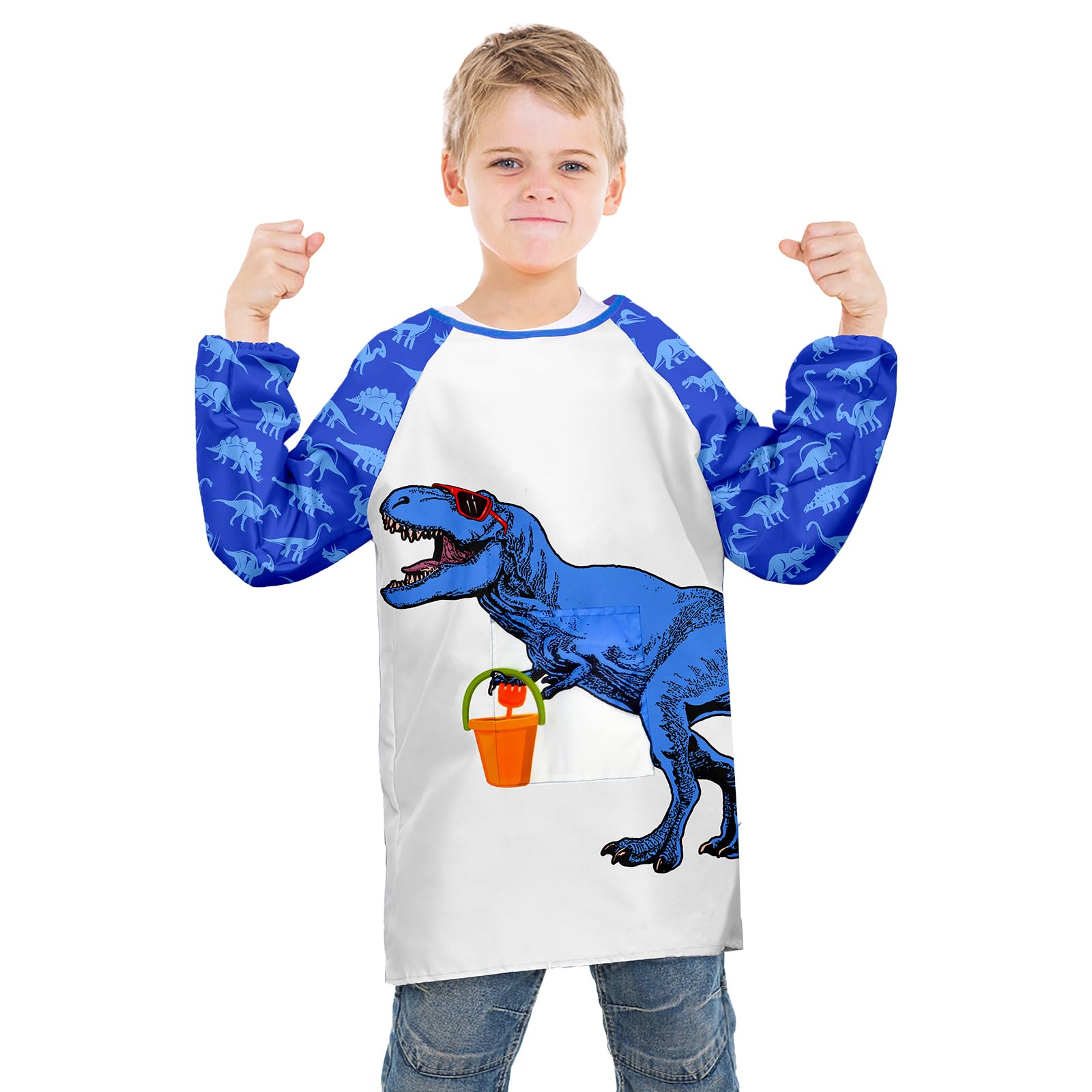 Snapklik.com : Sylfairy Kids Art Smocks For Painting, Waterproof Artist ...
