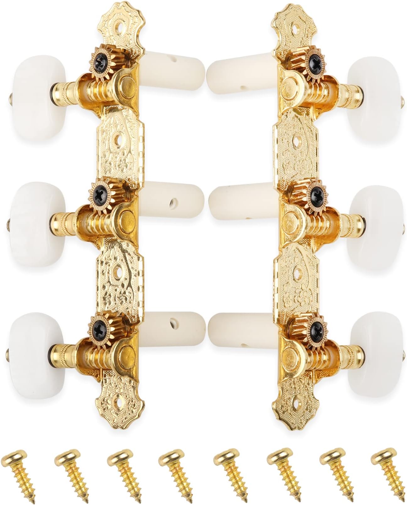 Amazon.com: Gotoh Classical Guitar Tuners, with Ebony Knobs : Musical ...