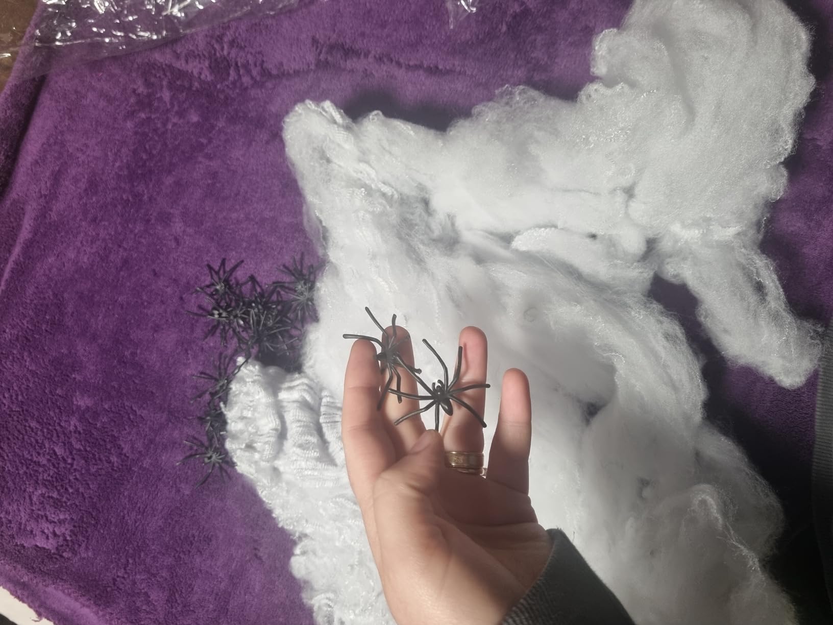 Ultimate Halloween Spider Web Decoration Kit| 100g Stretchable Spider ...