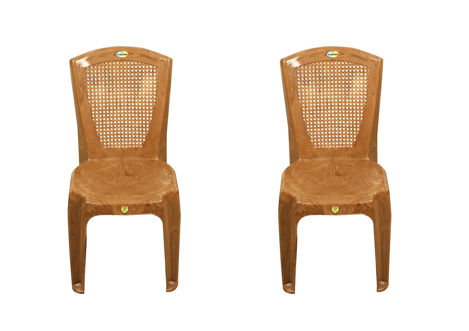 Prima Plastic Chair for Living Room | Set of 2 | Chair for Home, Living ...