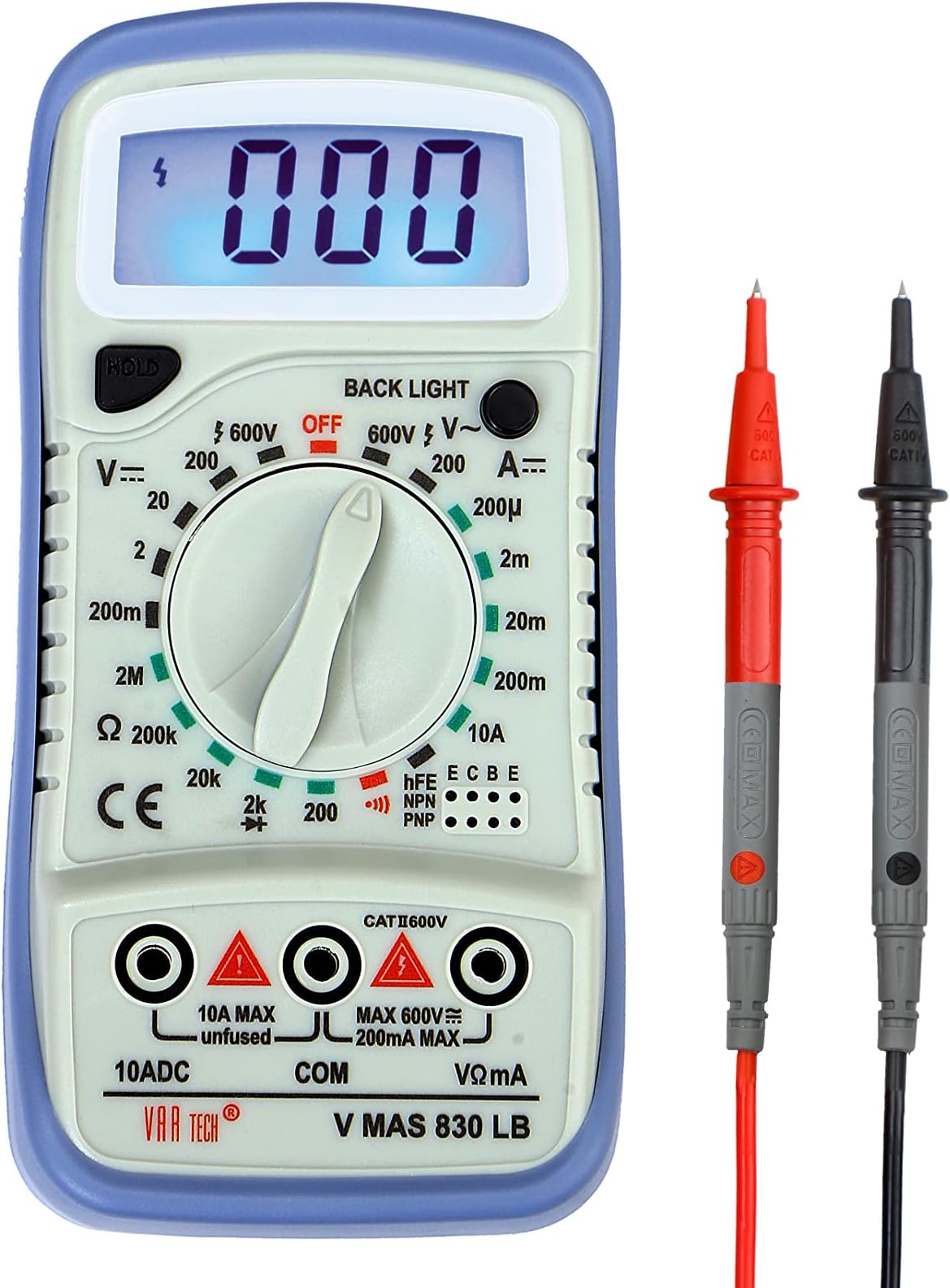 Mastech MAS830L Digital Pocket Multimeter (Assorted) : Amazon.in: Home ...