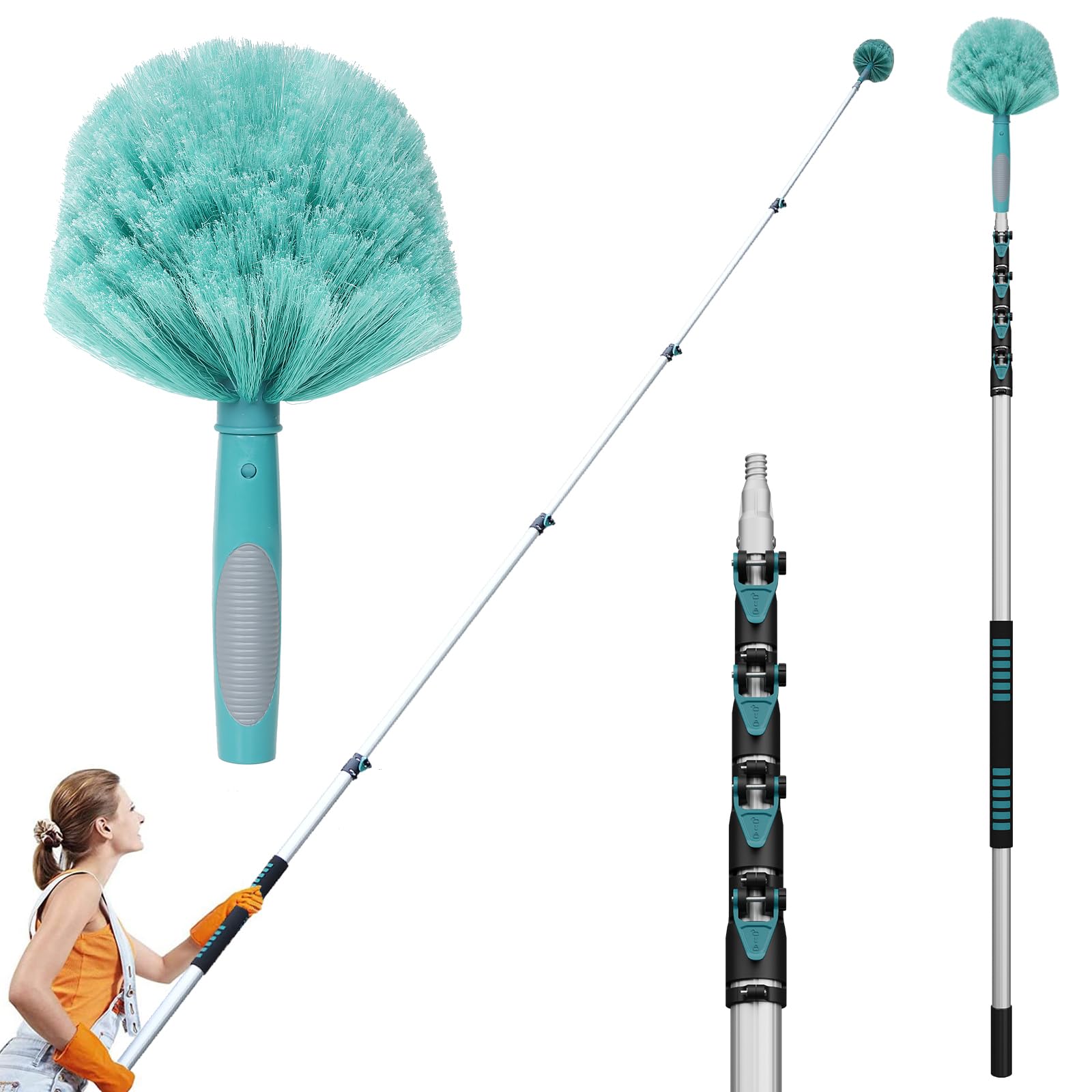 Amazon.com: TelesPro 30Ft Cobweb Duster with Extension Pole, Webster ...