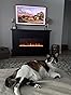 Amazon.com: Modern Ember Patton White Mantel Package 64" W x 42" H with ...