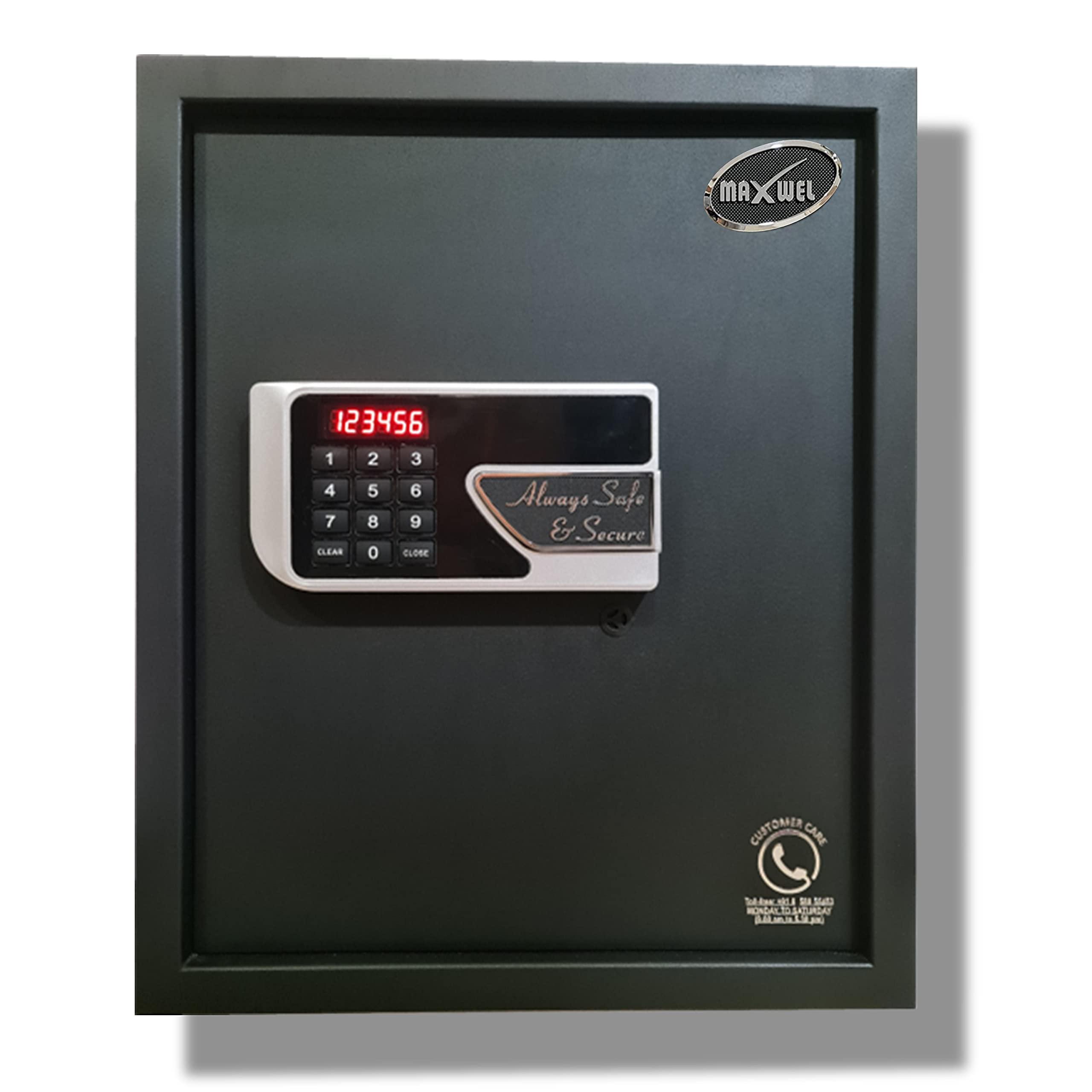 Maxwel Safe (40 Litres) Digital Electronic Lock Box | Home Safe with ...