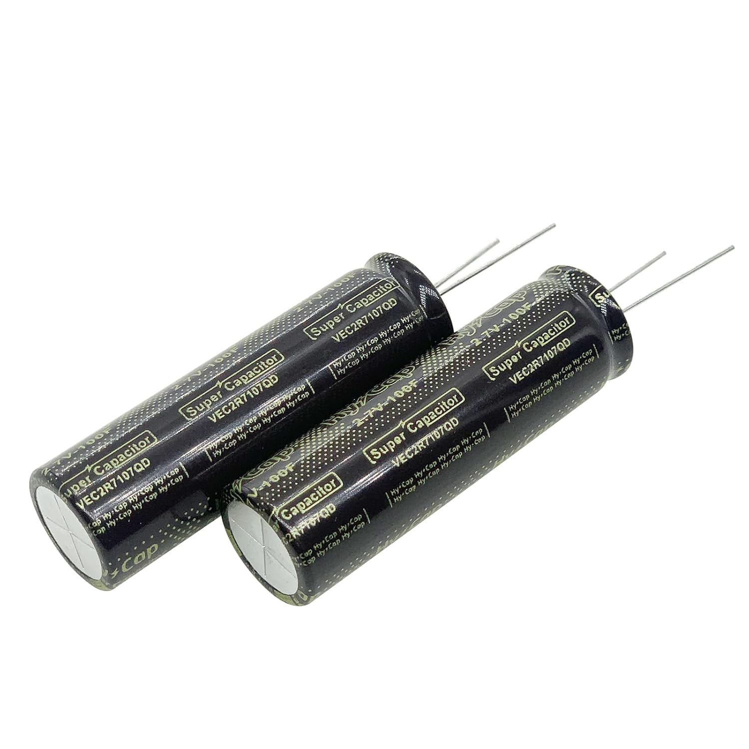 Cermant 2 pcs 18x60mm(0.71x2.36in) Super Capacitor 2.7V 100F Farad ...