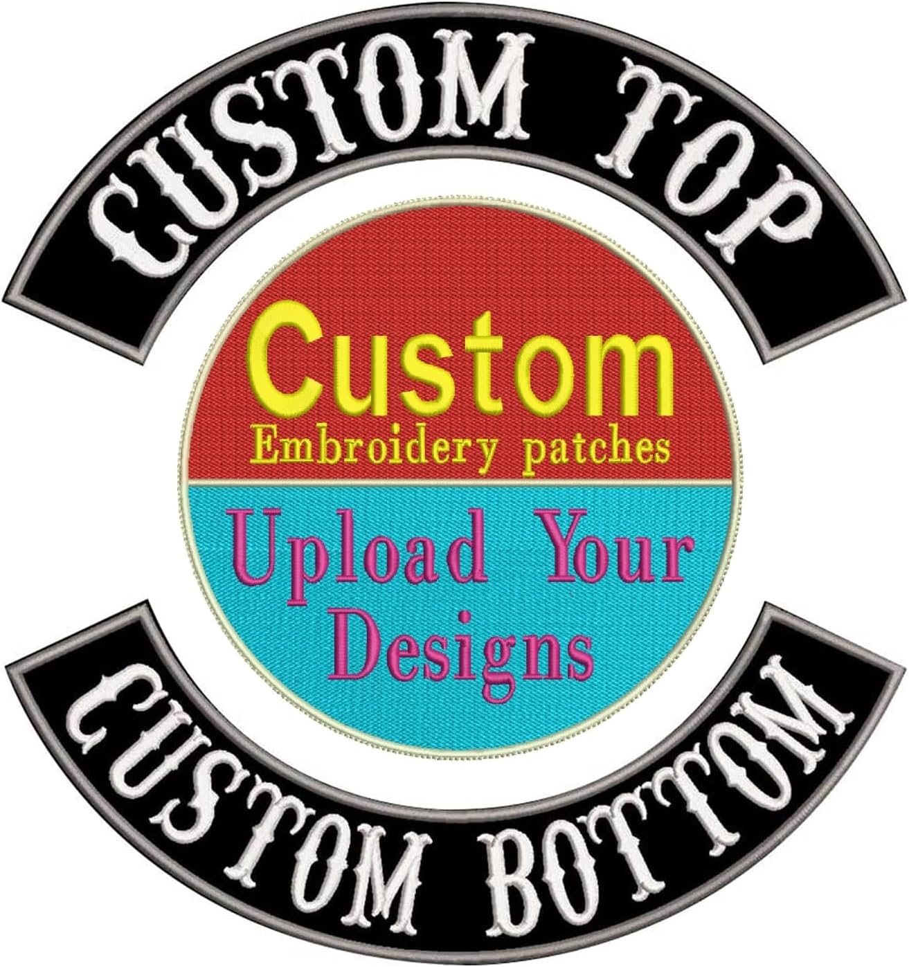 Amazon.com: 5 Pcs Custom Motorcycle Biker Patches Iron on Personalized ...