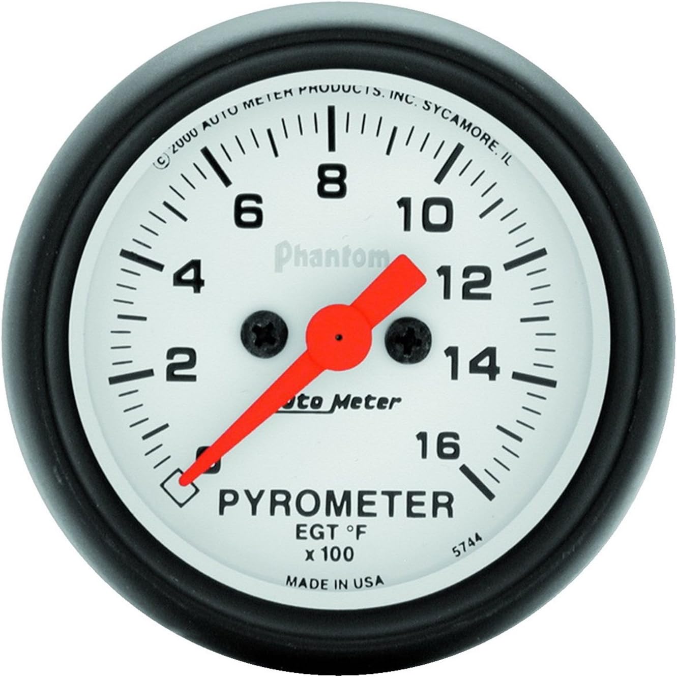 Amazon.com: Auto Meter 5745 Phantom Electric Pyrometer Gauge Kit,2.3125 ...