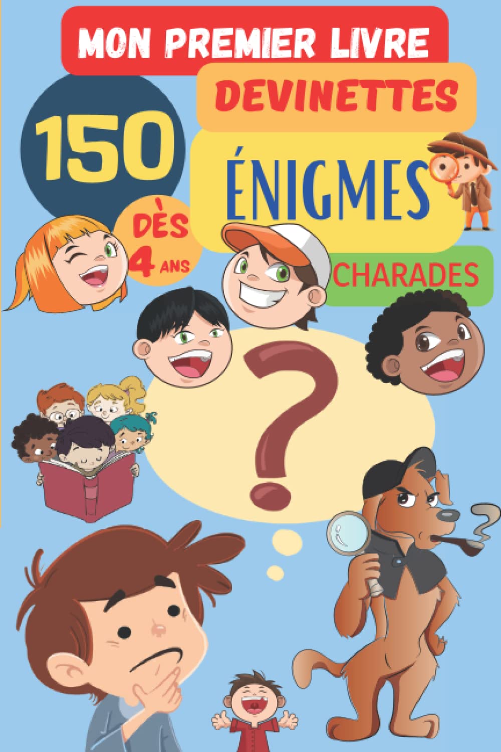 Mon Premier Livre De Devinettes Charades Enigmes Au Format 15x23cm ...