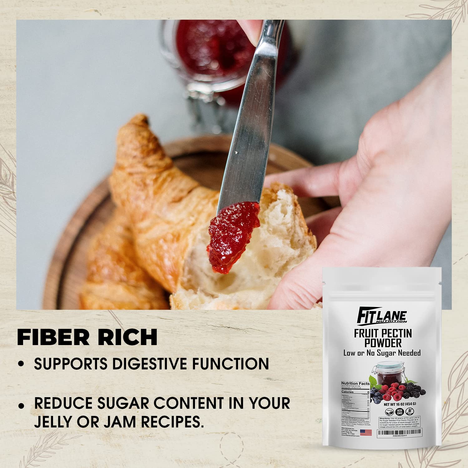 Snapklik.com : Low Sugar Pectin For Canning Jam And Jellies Natural ...