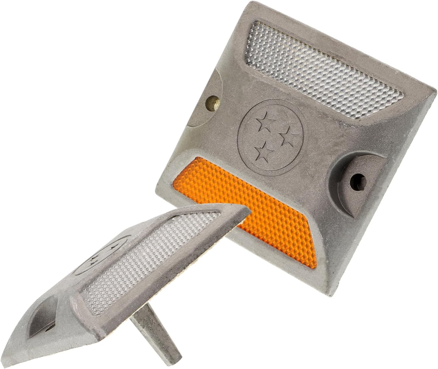 Amazon.com: Yardenfun 2pcs Reflective Aluminum Road Markers Driveway ...