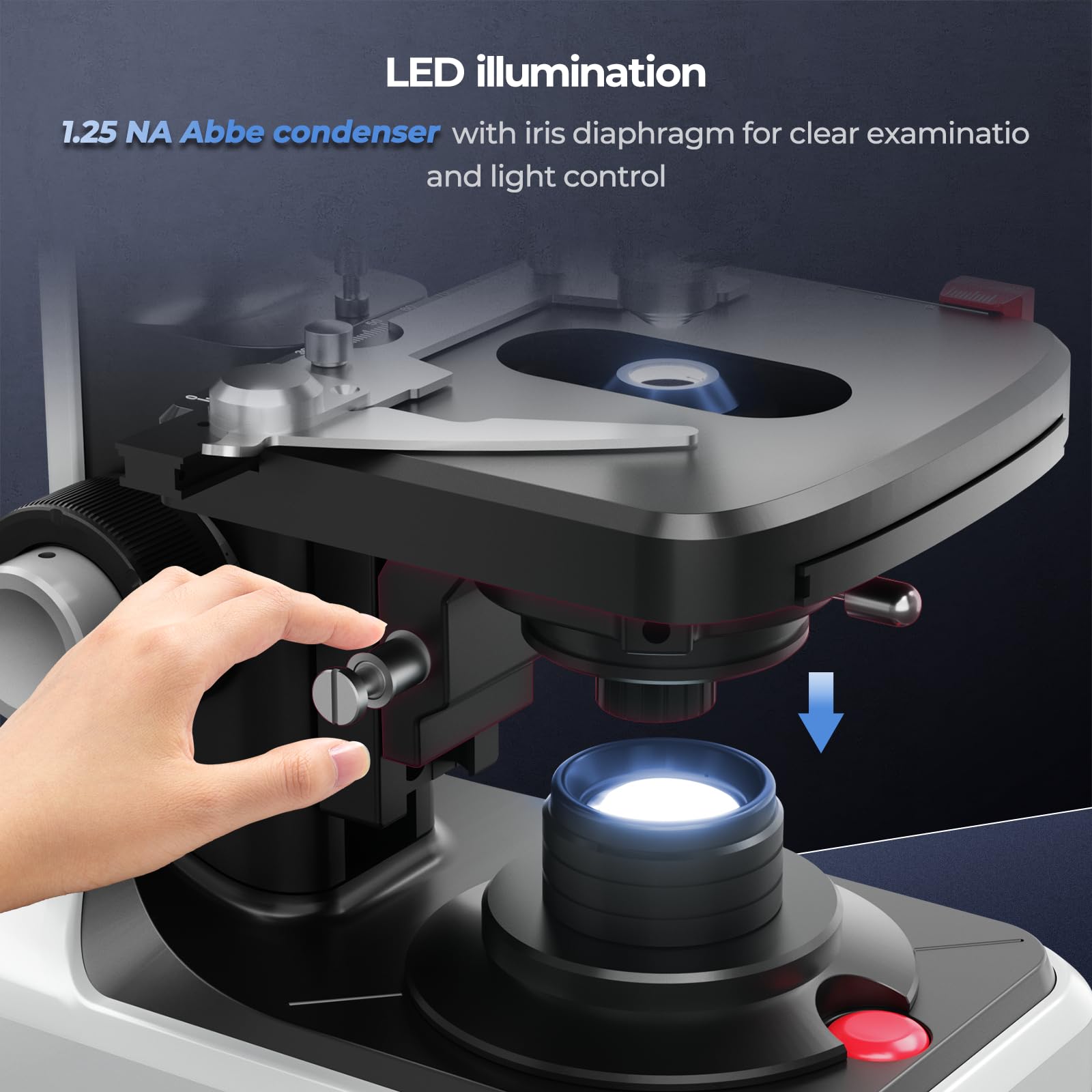 Snapklik.com : Dual Power Supply Vabiooth Lab Compound Binocular ...