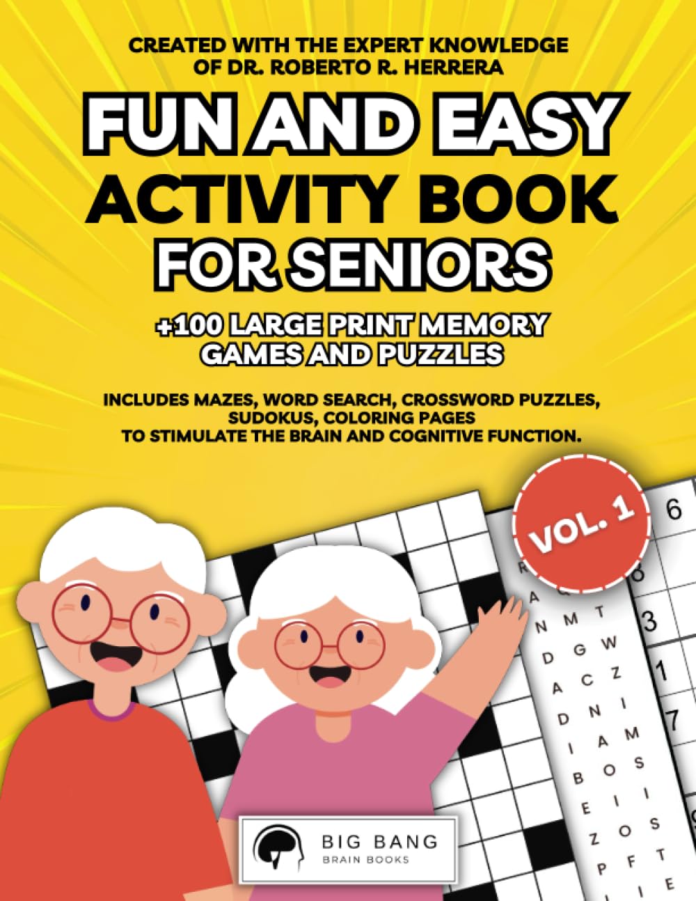 Fun and Easy Activity Book for Seniors. Made for Alzheimer and Dementia ...