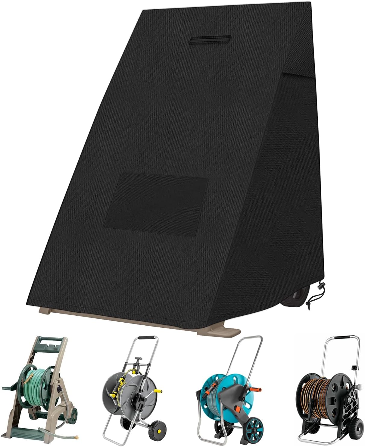 Amazon.com : IndigoTempest9 Garden Hose Reel Cart Cover, Outdoor Hose ...