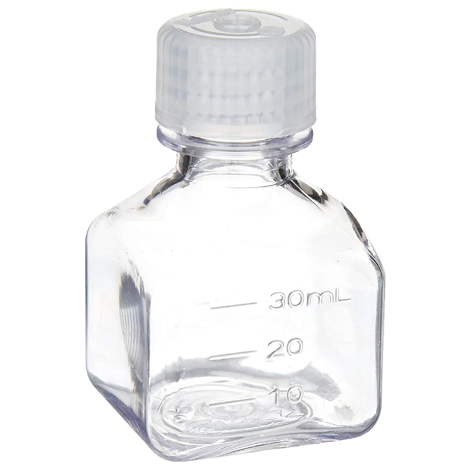 Transparent Lexan Square Storage Bottle 1 oz. AD : Amazon.in: Home ...