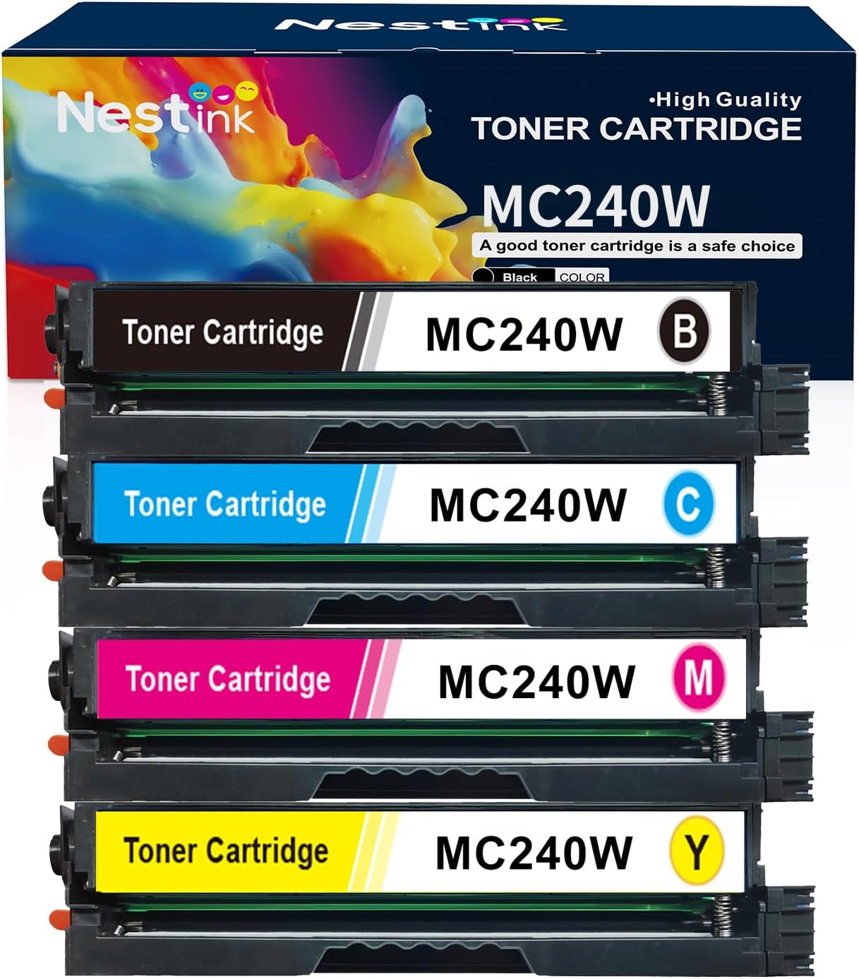 Amazon.com: Nestink MC240W Toner Cartridge Compatible with Ricoh M C240FW, P C200W Laser ...