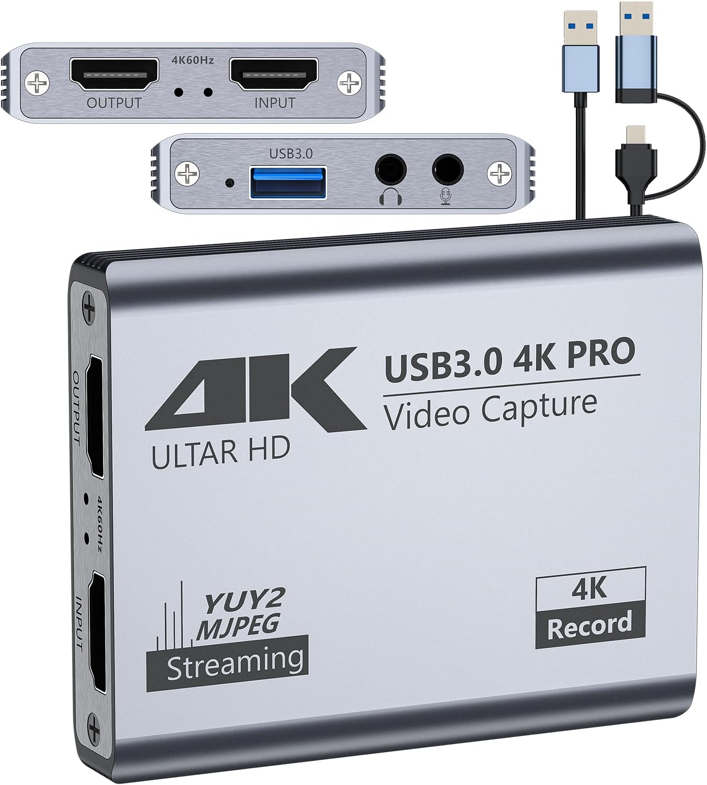 Amazon.com: Monster Capture Card, 4K 60FPS Game Play, 1080p 60FPS ...