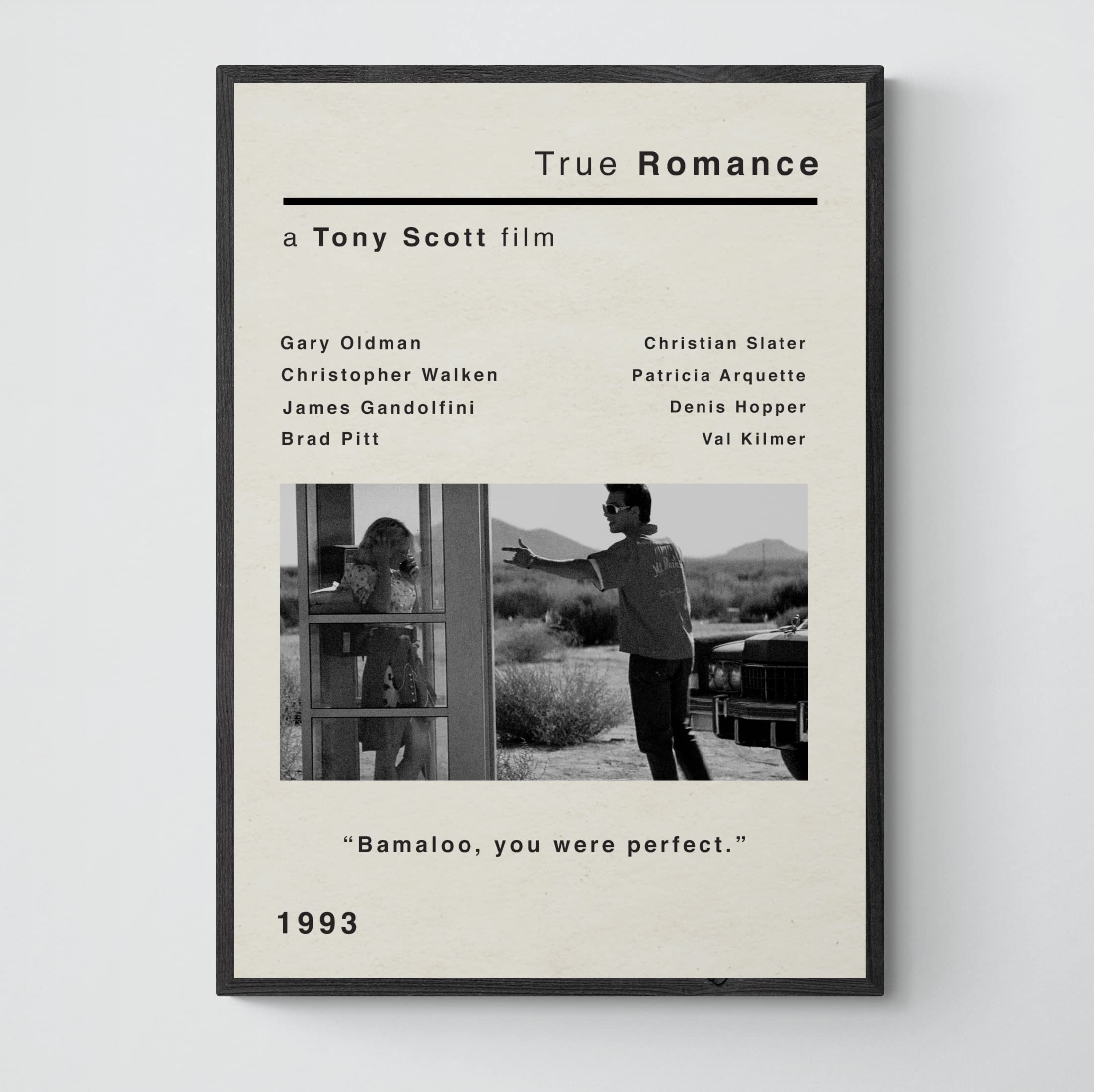 True Romance Minimalist Poster