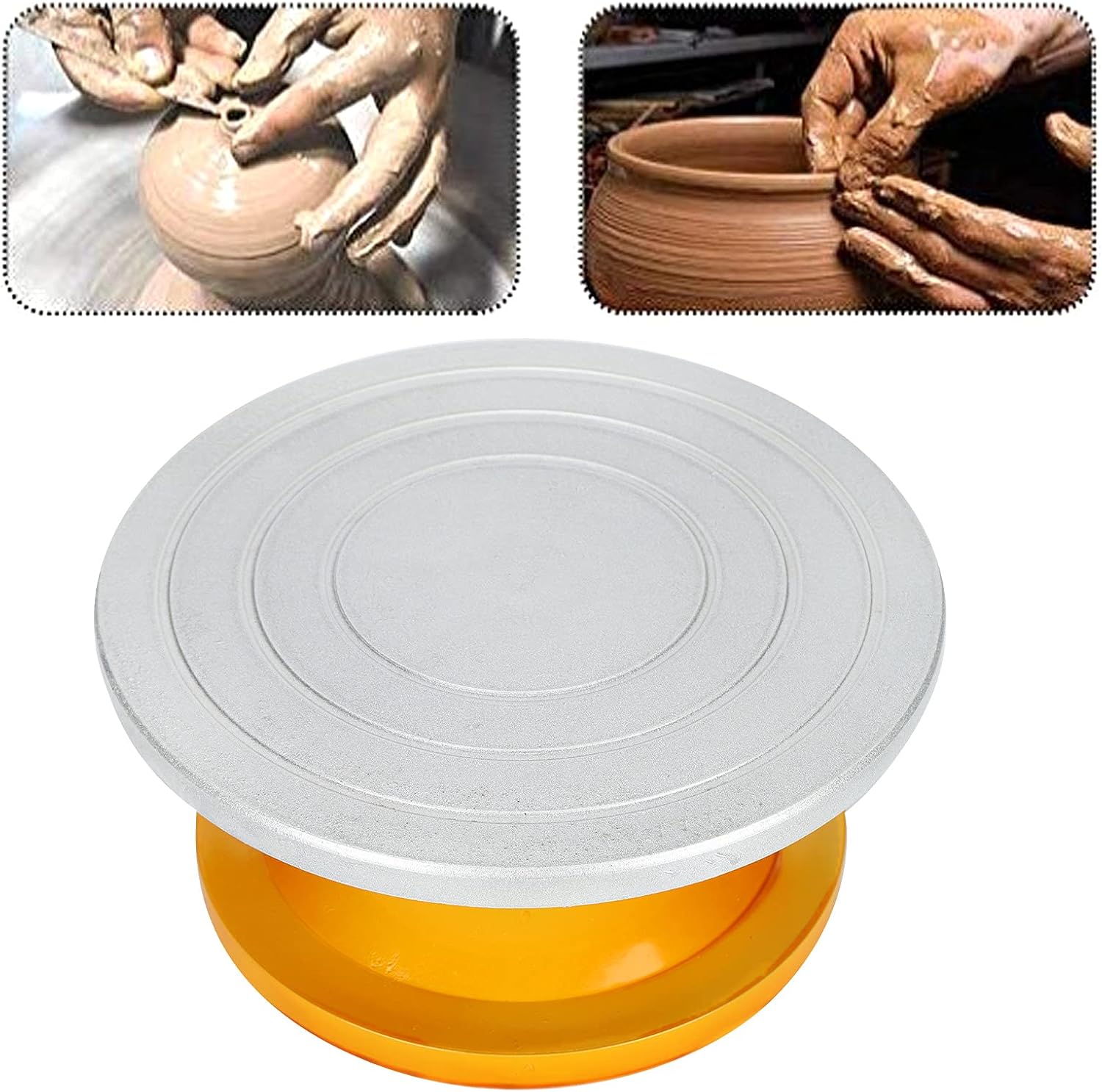 Nofaner Pottery Wheel, Pottery Sculpting Wheel, Manual Pottery ...