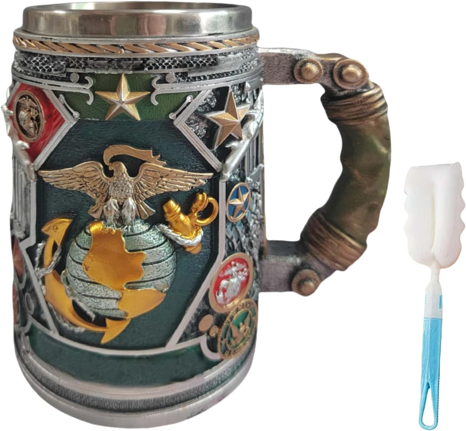 Amazon.com: Military 3D Mug, 3D Printed Coffee Mug, Creative Handmade ...