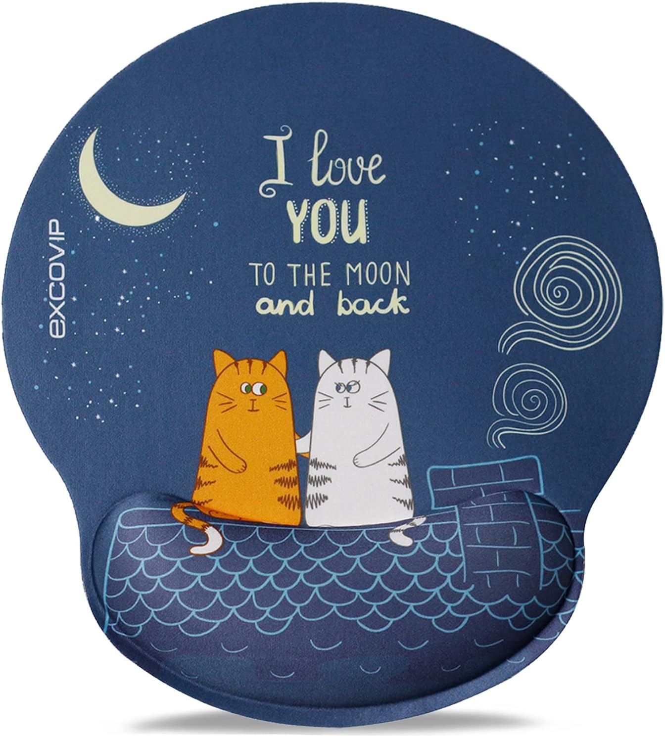 Amazon.com : excovip Ergonomic Mouse Pad with Sponge Wrist Suppor ...