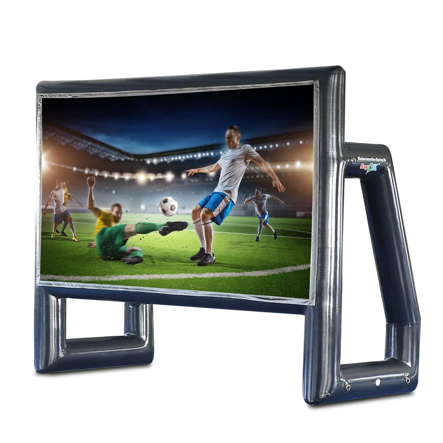 Buy SAYOK Outdoor Movie Screen 14FT-Airtight Inflatable Movie Projector ...