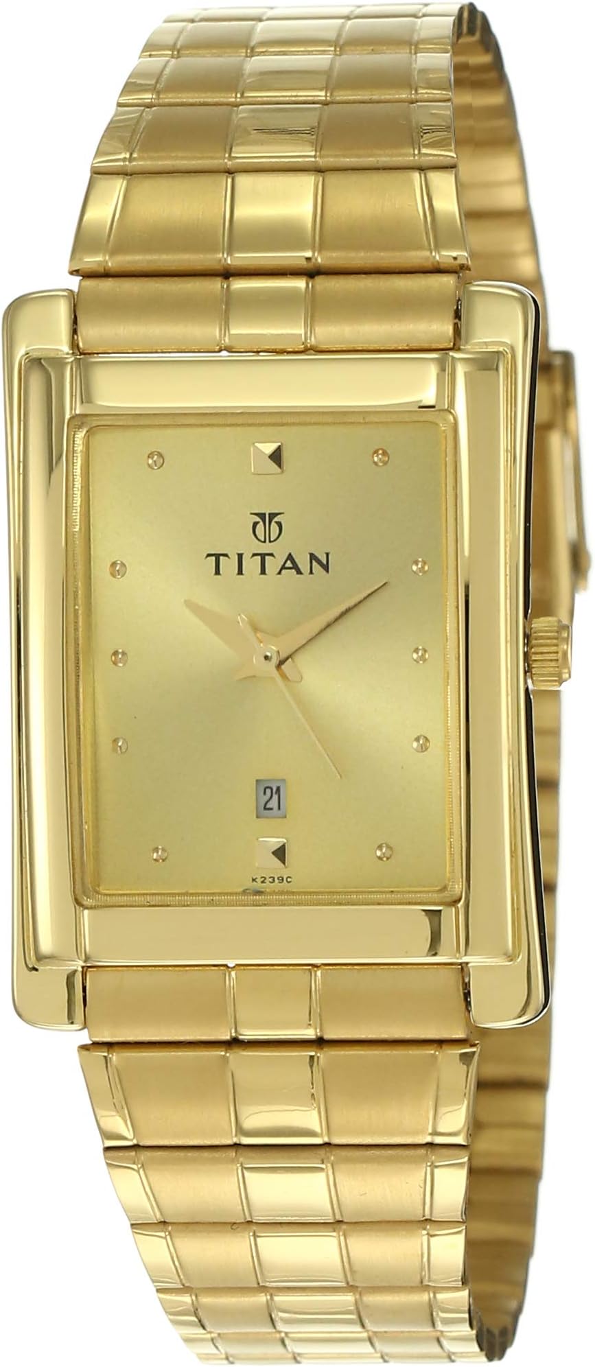 Titan Karishma analog Gold Dial Men's Watch NM9154YM02/NN9154YM02 ...