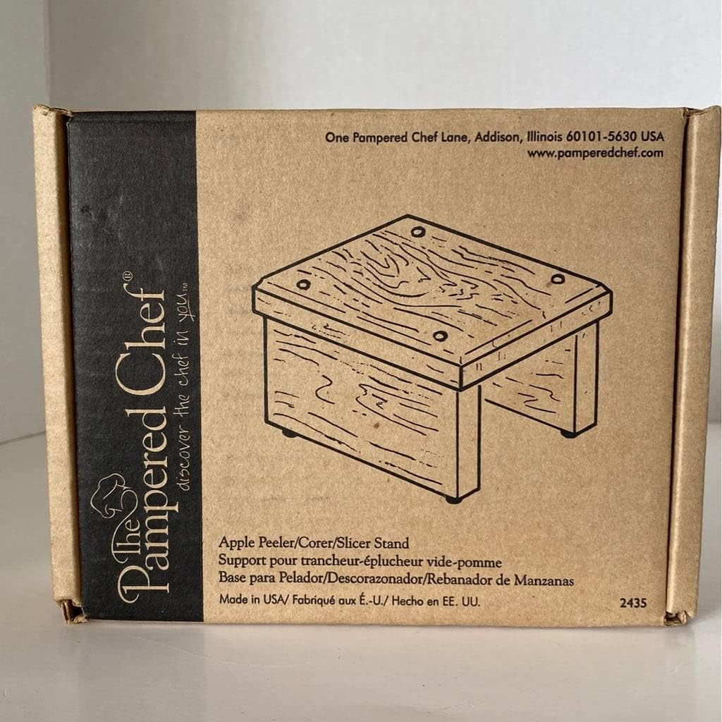 Amazon.com: Pampered Chef Apple Peeler/corer/slicer Stand: Other ...