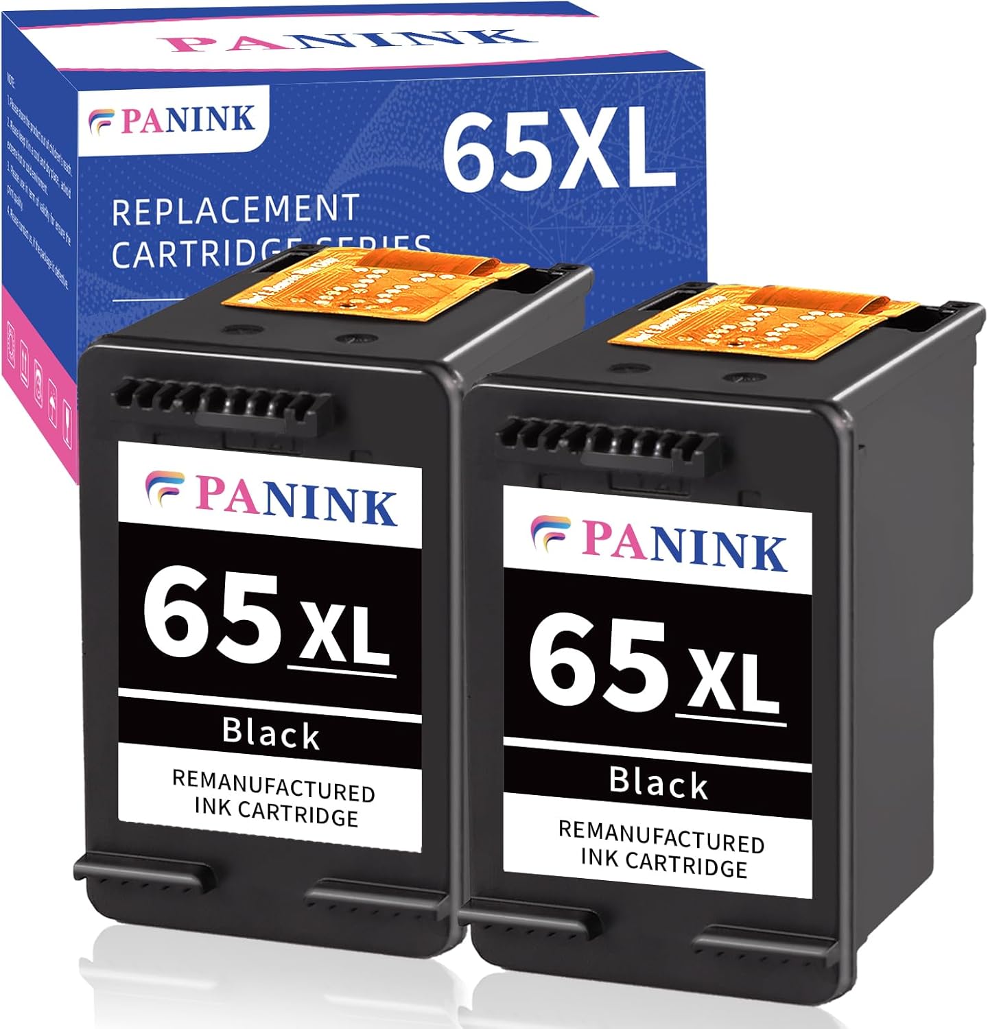 Amazon.com: PANINK Remanufactured Ink Cartridge Replacement for HP Printer Ink 65 XL HP 65 Ink ...