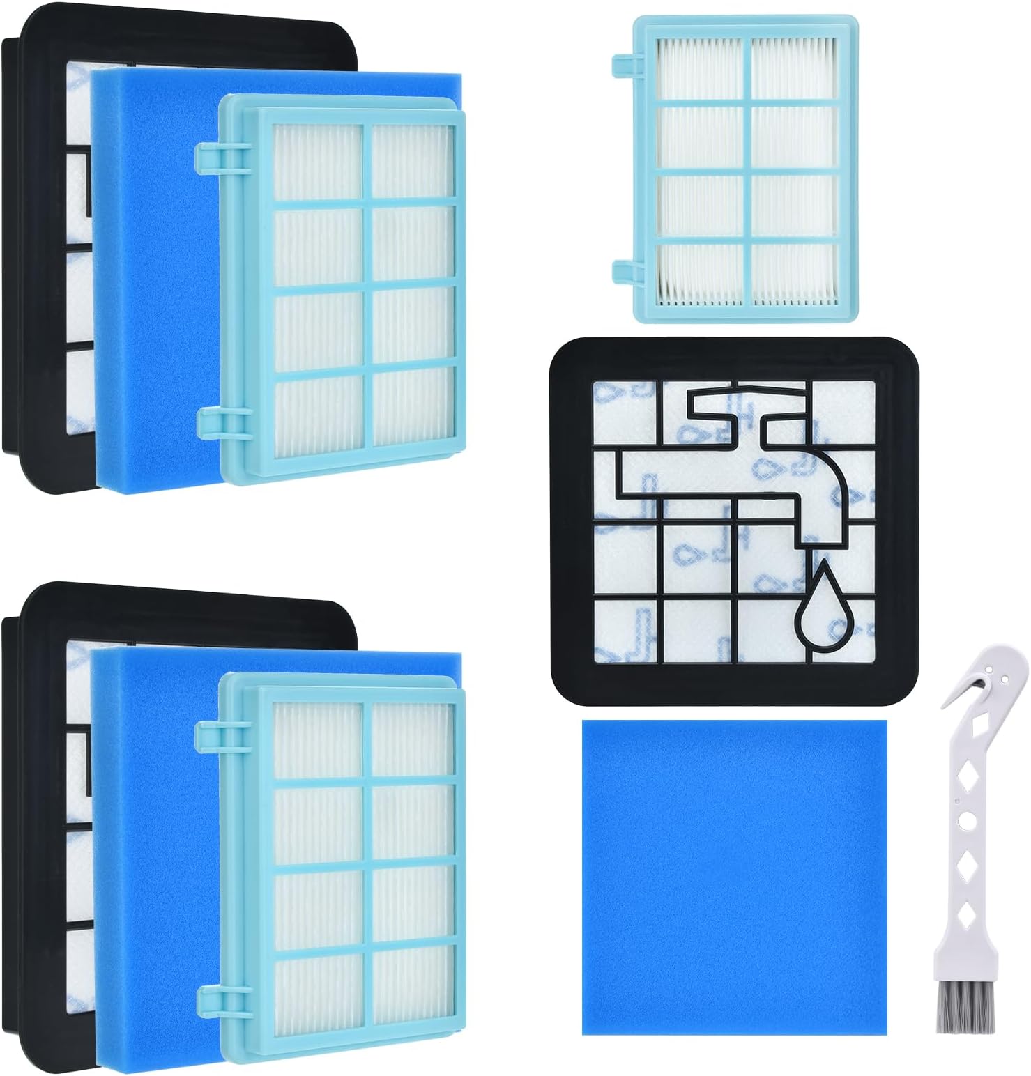 Amazon.de: 3 Stück FC9331/09 Filter Ersatzteile für Philips ...