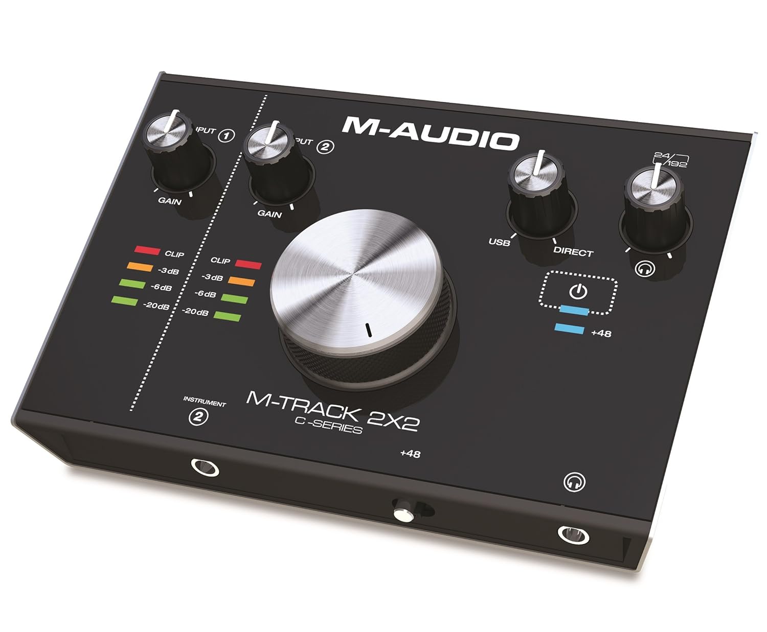M-Audio M-Track 2 x 2 USB Audio Interface with Cubase and Plug-In ...