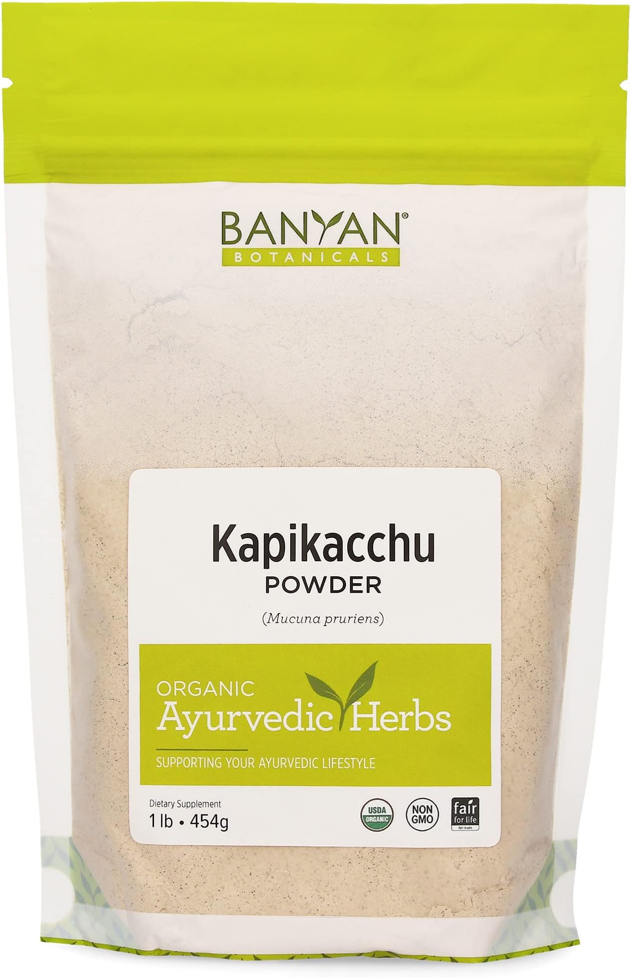 Amazon.com: Banyan Botanicals Kapikacchu Powder, 1 Pound - USDA Organic ...