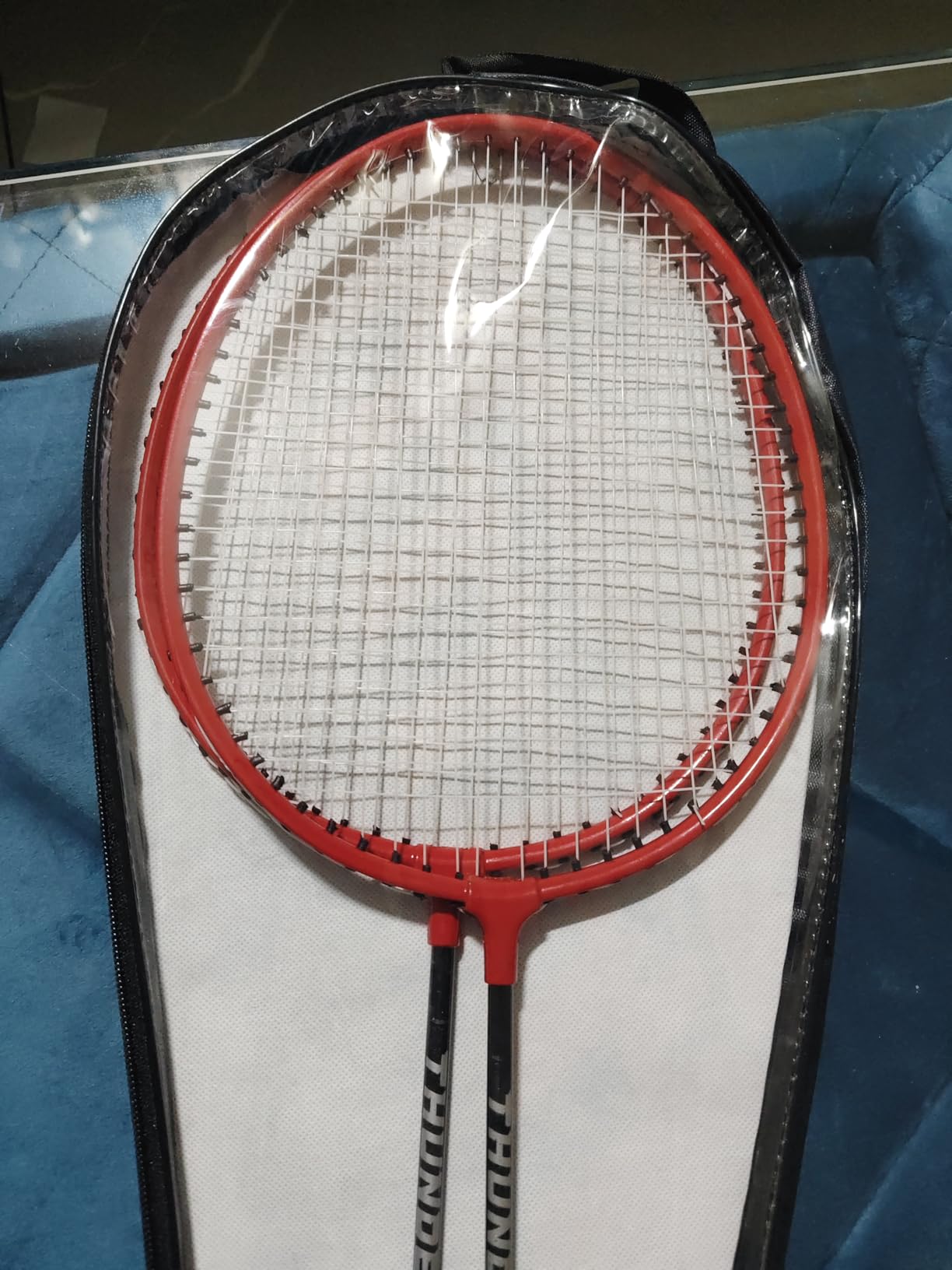 Buy JASPO Thunder Badminton Kit,Badminton Set of Metal Alloy Rackets ...