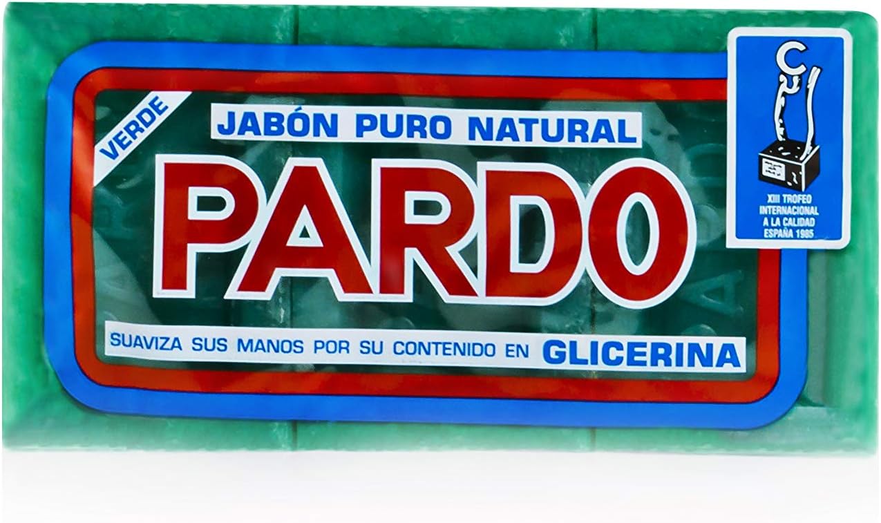 Pardo pastilla de Jabón Natural especial para lavar - Verde - Paquete ...
