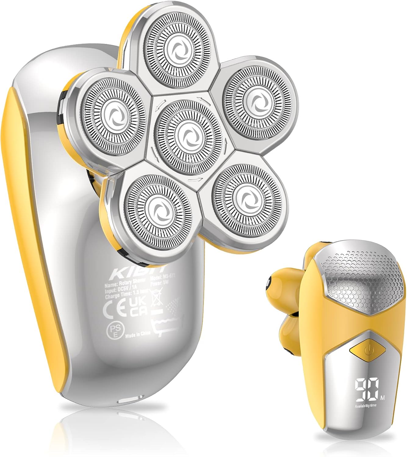 Amazon.com: Head Shaver for Men, Kibiy 5-in-1 Head Shavers for Bald Men ...