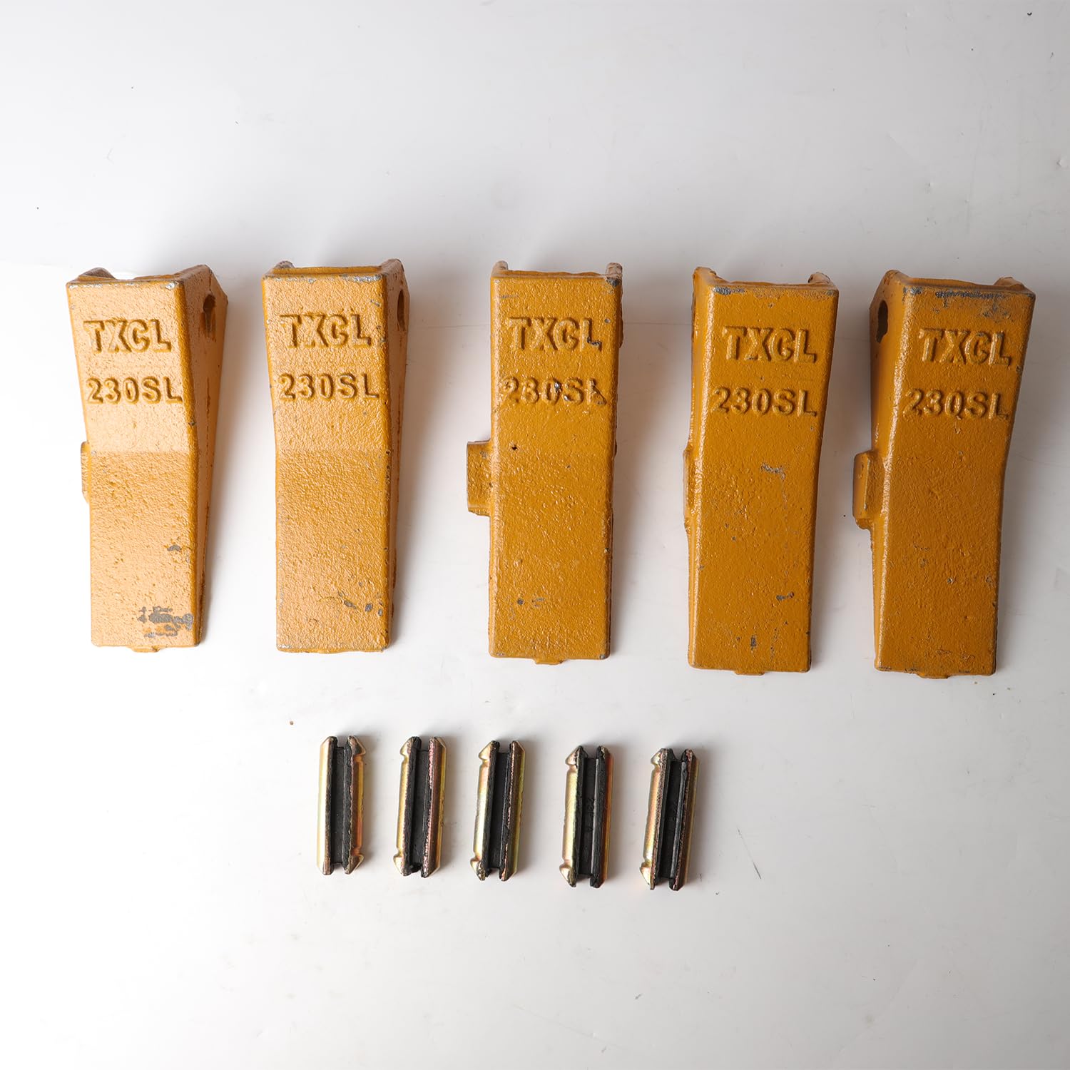 Amazon.com: [Pack of 5]230SP Backhoe Bucket Teeth +23P Flex Pins,for ...