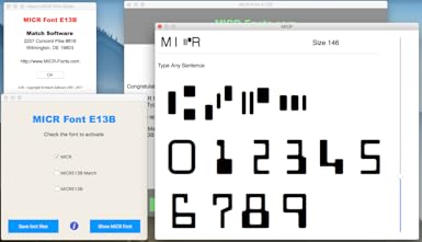Amazon.com: MICR Font E13B App [Download] : Software