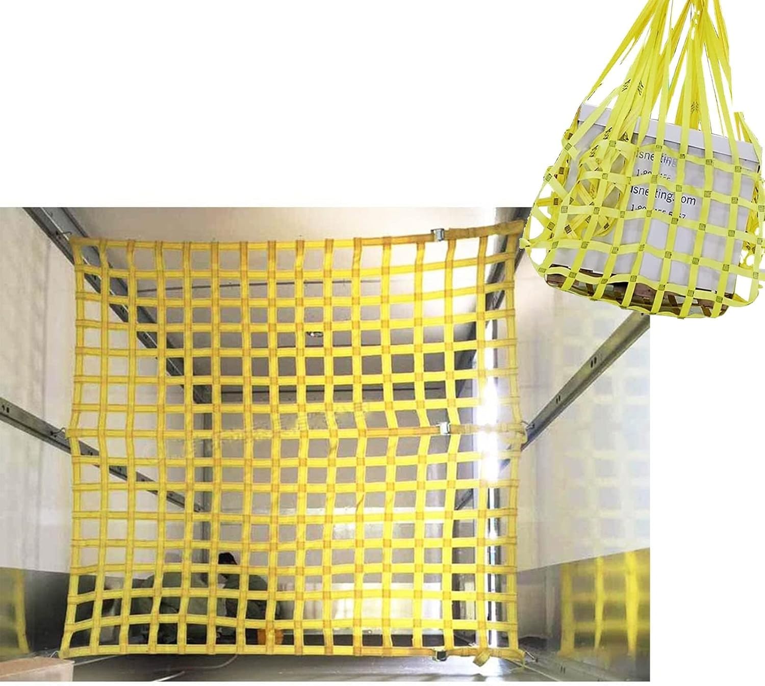 Amazon.com: Flat Nylon Sling Lifting Net - Abrasion-resistant Lifting ...
