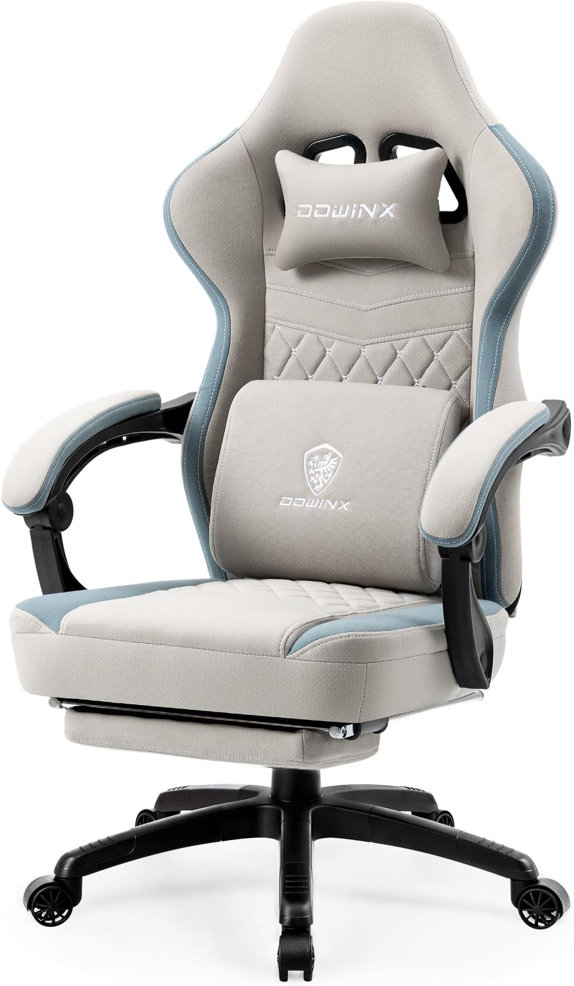 Amazon.com: Dowinx Gaming Chair Breathable Fabric Computer Chair with ...